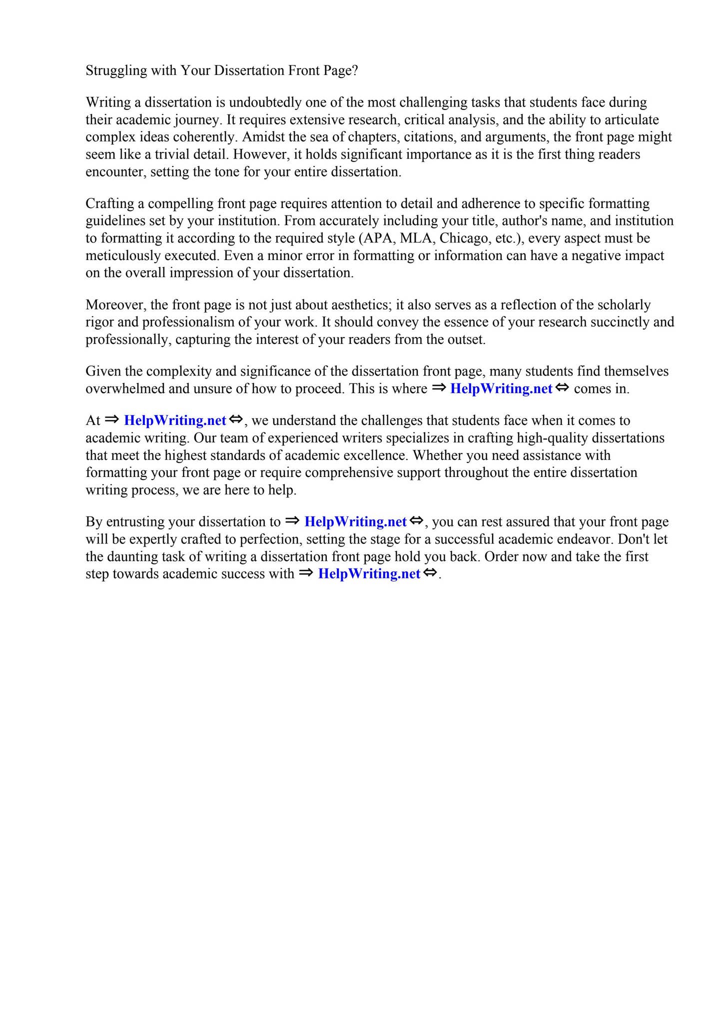 Dissertation Front Page by Emily Pape - Issuu