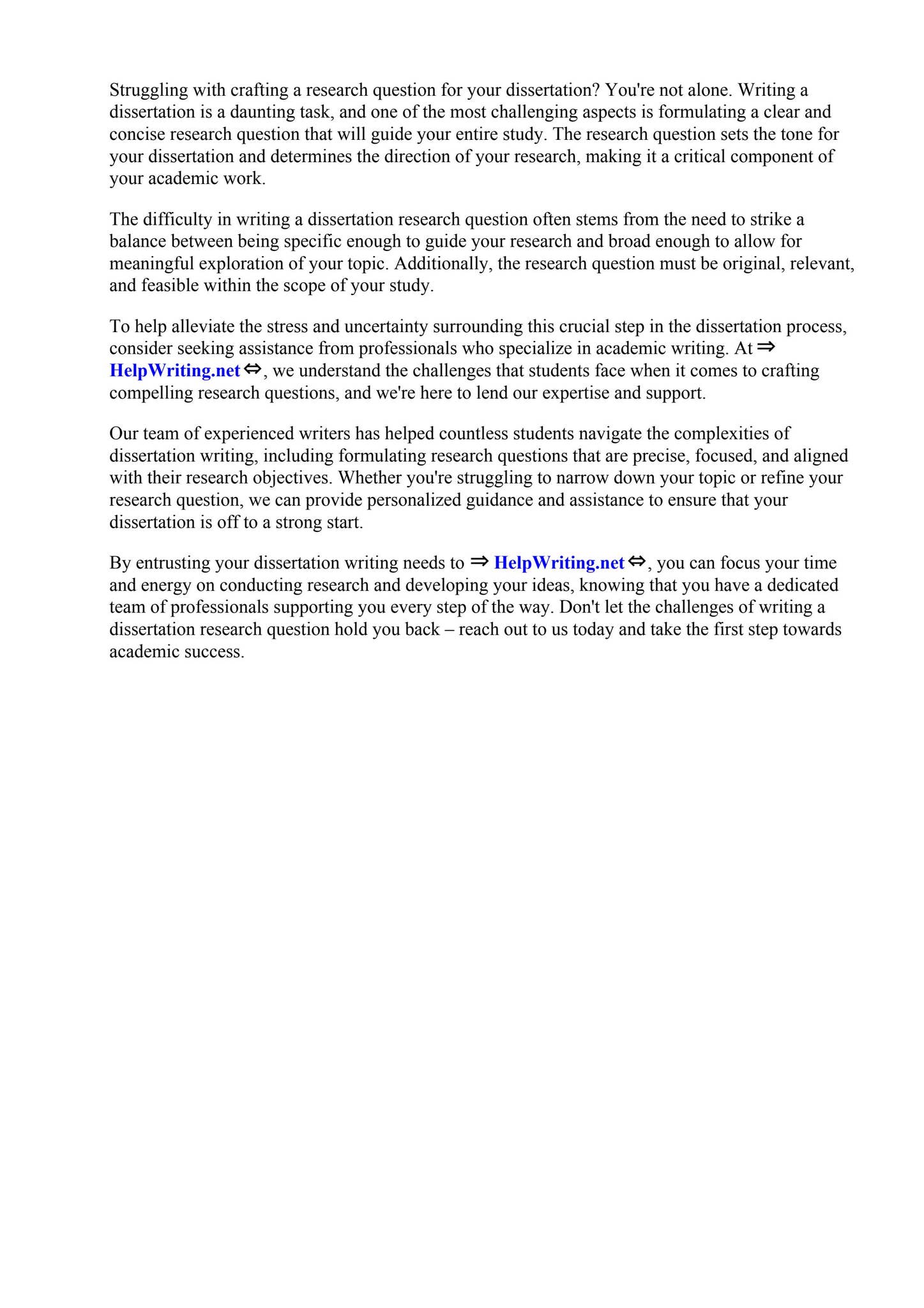 Dissertation Research Question Examples by Ashley Jones - Issuu