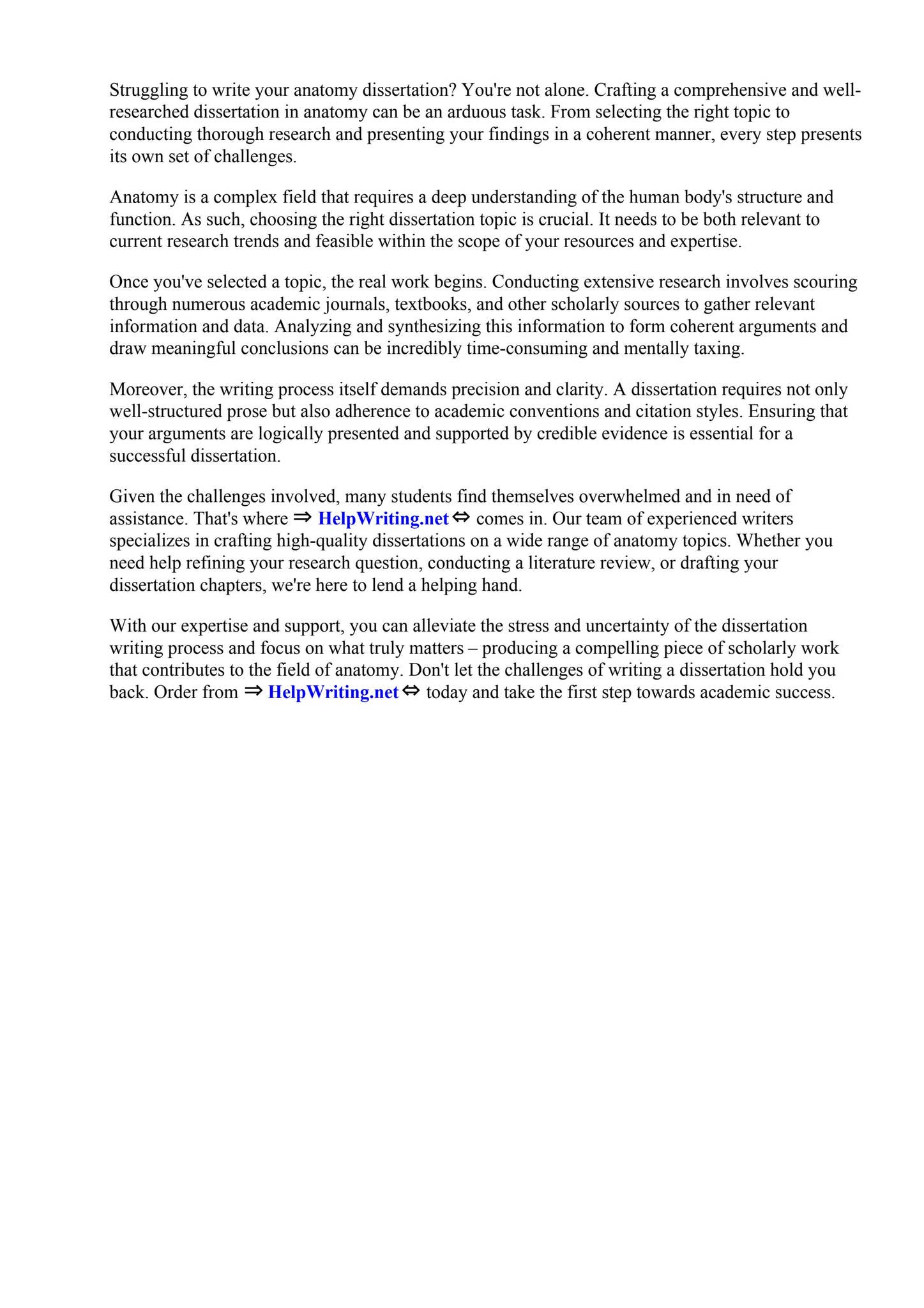 Anatomy Dissertation Topics by Lisa Martin - Issuu