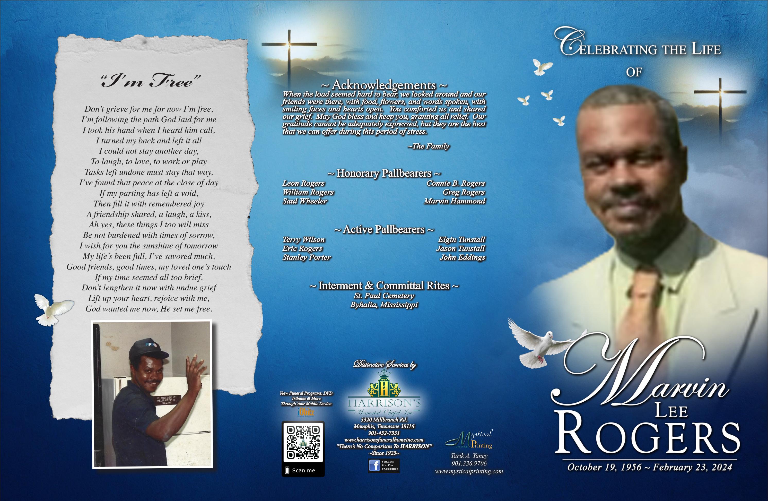 Marvin Lee Rogers by Jerry Madison Harrison - Issuu
