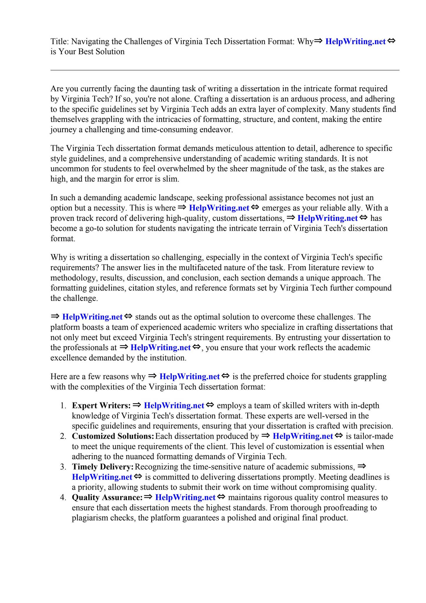 Virginia Tech Dissertation Format by Natalie Graves - Issuu