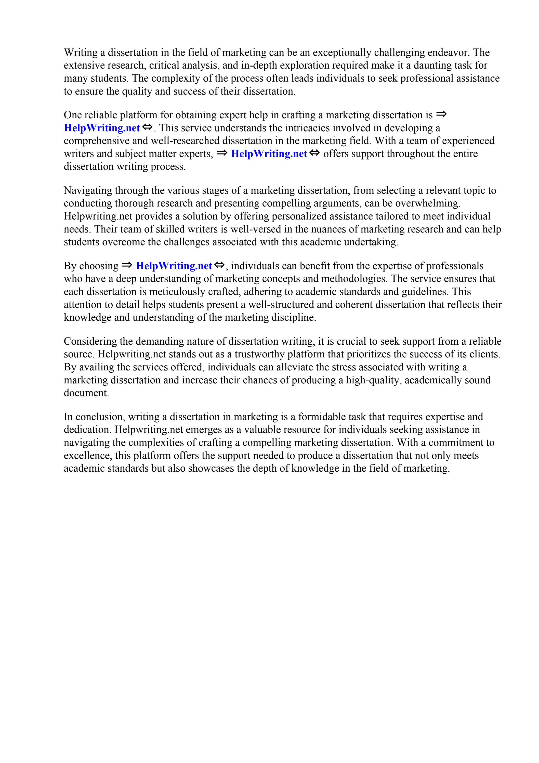 Example Dissertation Marketing by Lisa Doyle - Issuu