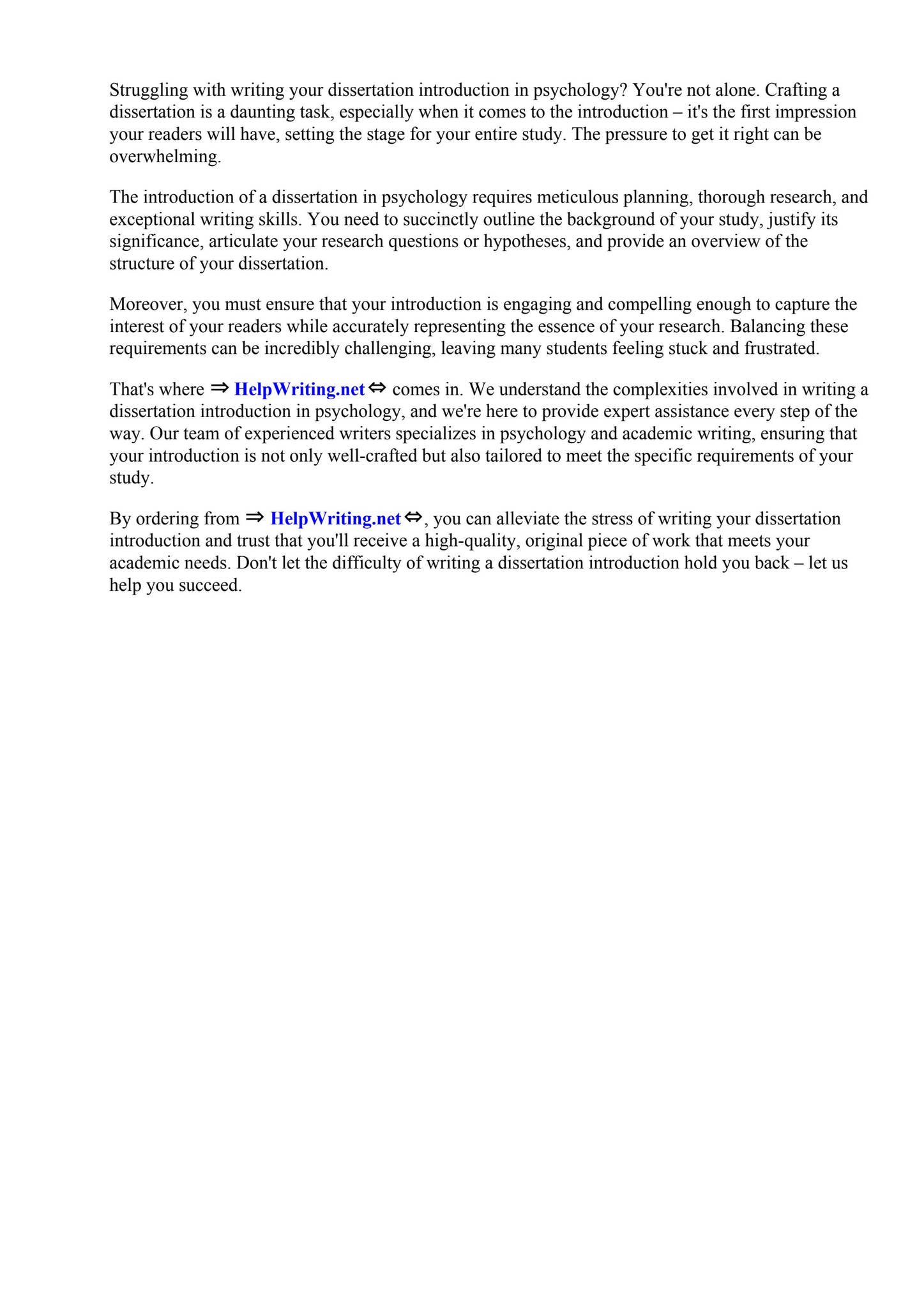 How To Write A Dissertation Introduction Psychology by Brandy Williams ...