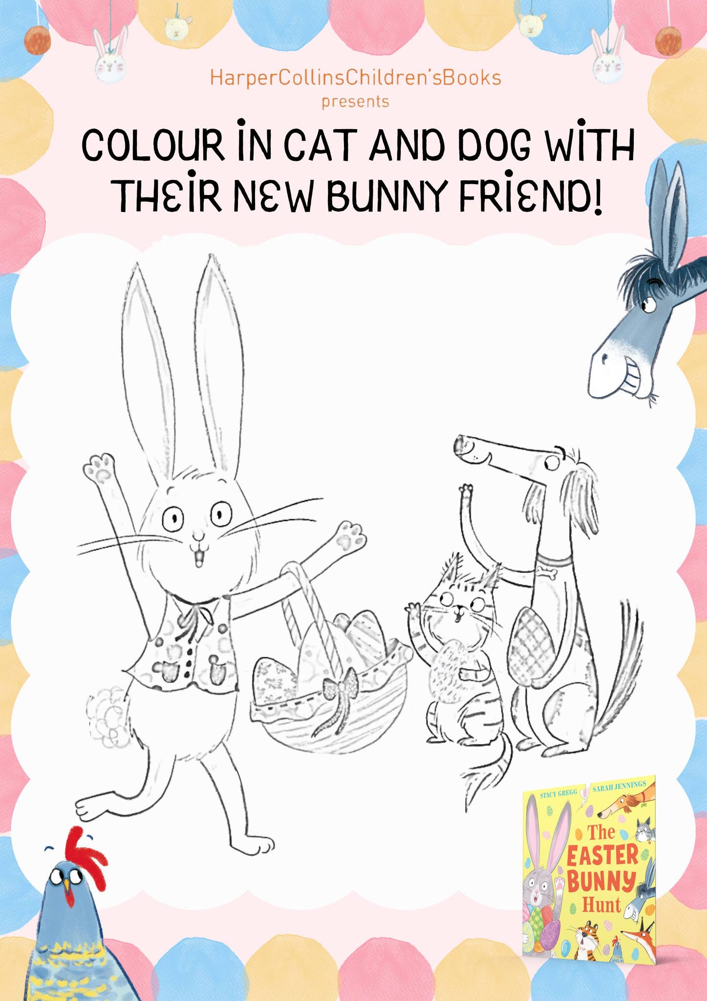 The Easter Bunny Hunt Colouring Sheet by harpercollinschildrens - Issuu
