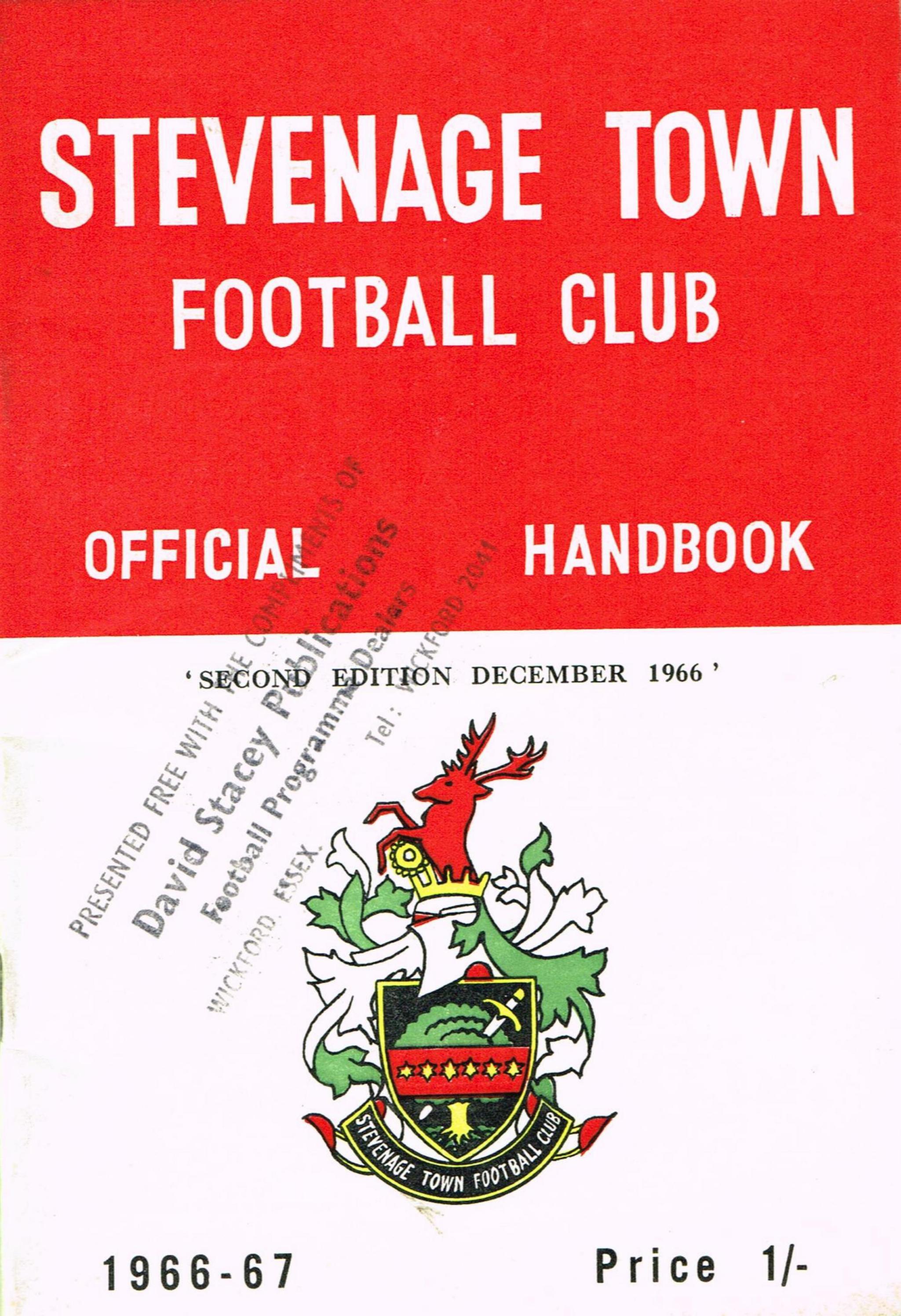 Stevenage Town FC Handbook 1966-67 by Stevenage Football Archive - Issuu