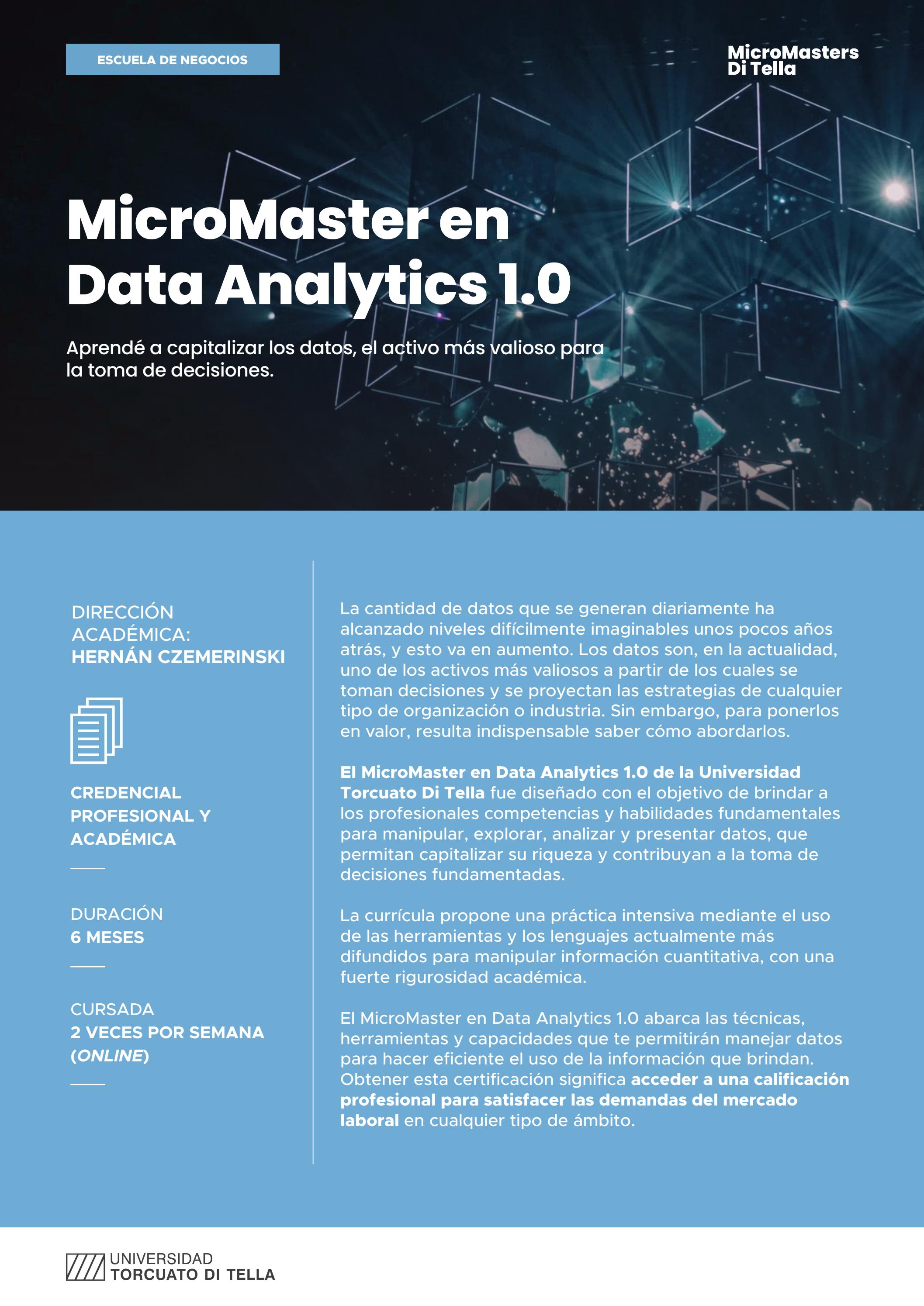 MicroMaster en Data Analytics 1.0 by univditella - Issuu