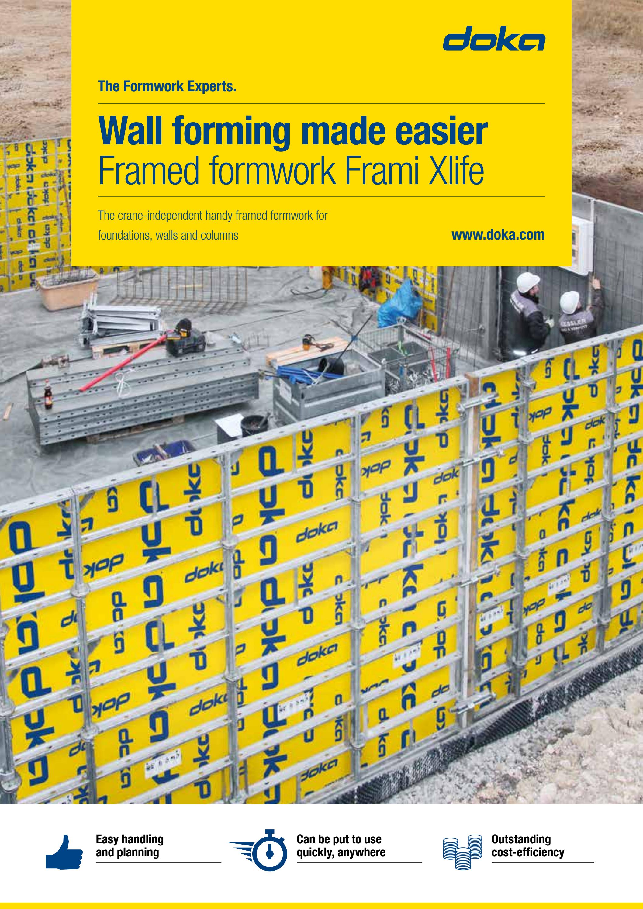 Framed formwork Frami Xlife by AcrowNZ - Issuu