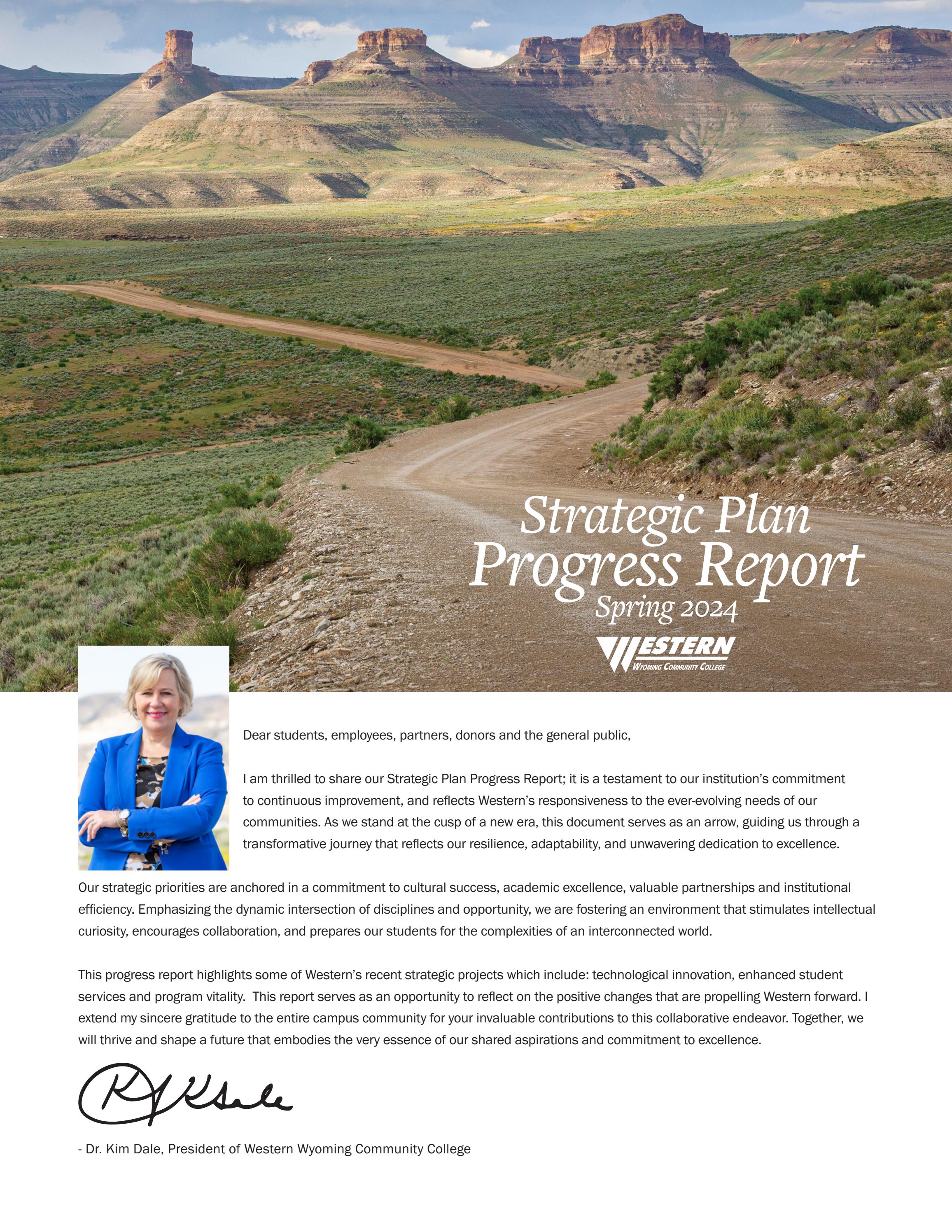 Strategic Plan Progress Report by westernwyoming - Issuu
