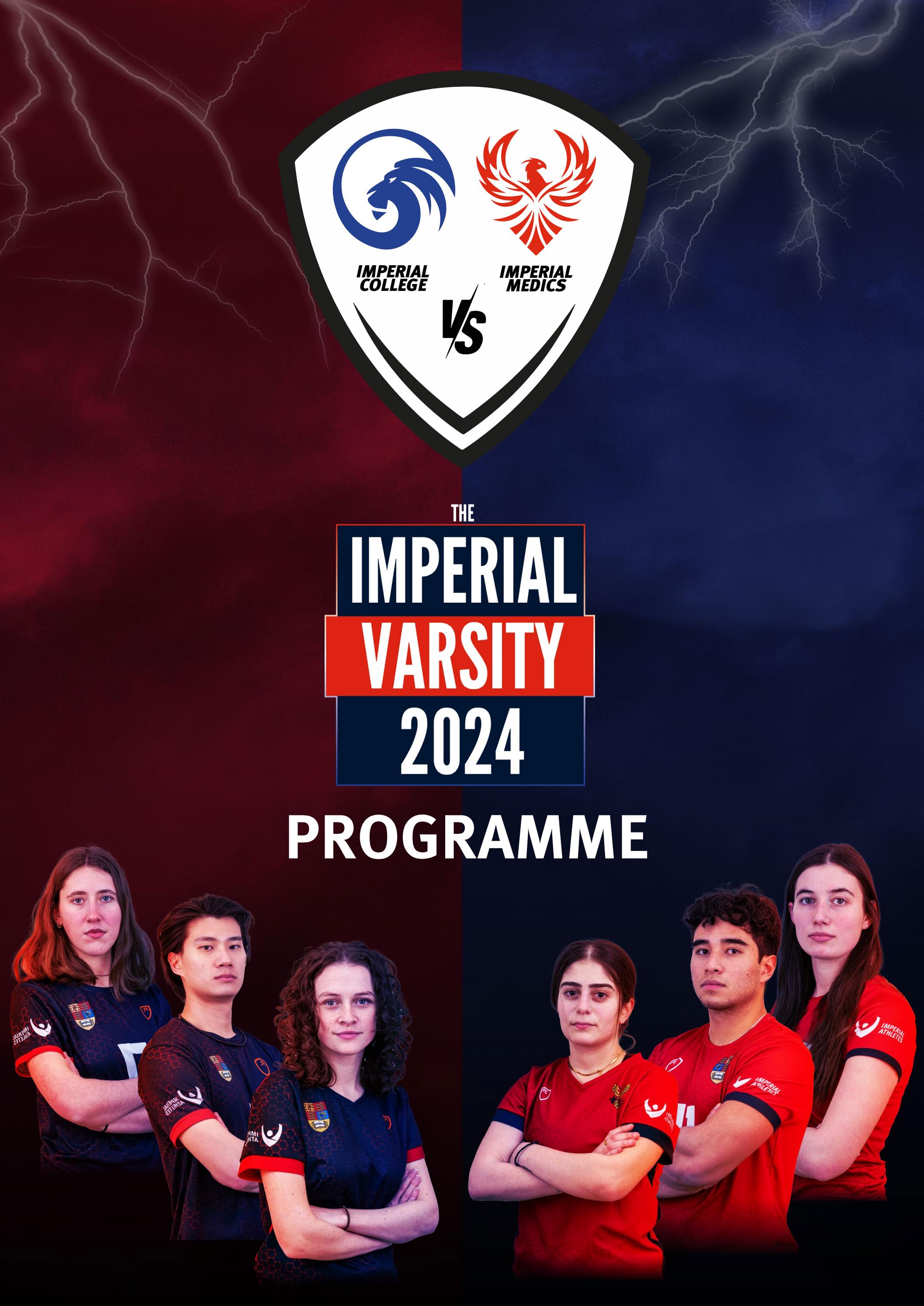 Imperial Varsity 2024 Programme by Imperial College London - Issuu