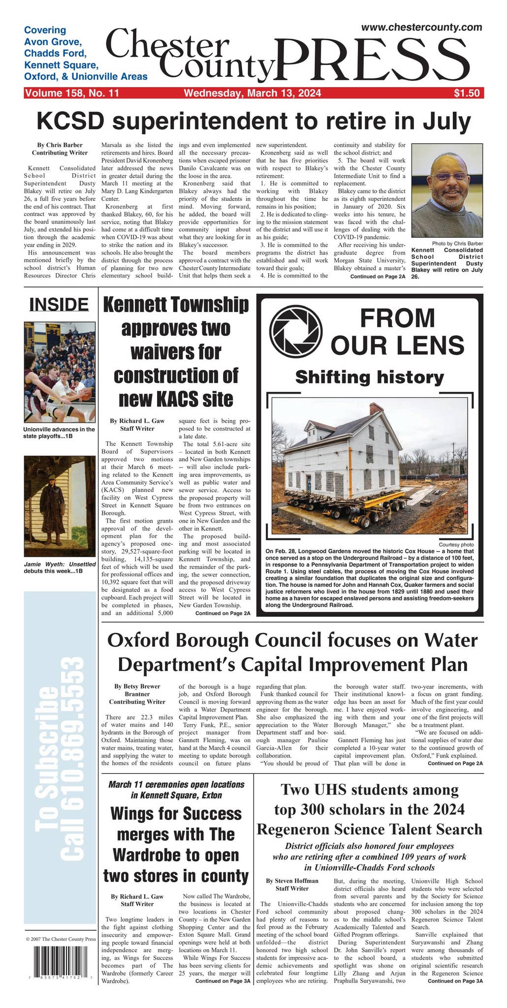 Chester County Press 03-13-2024 Edition by Ad Pro Inc. - Issuu