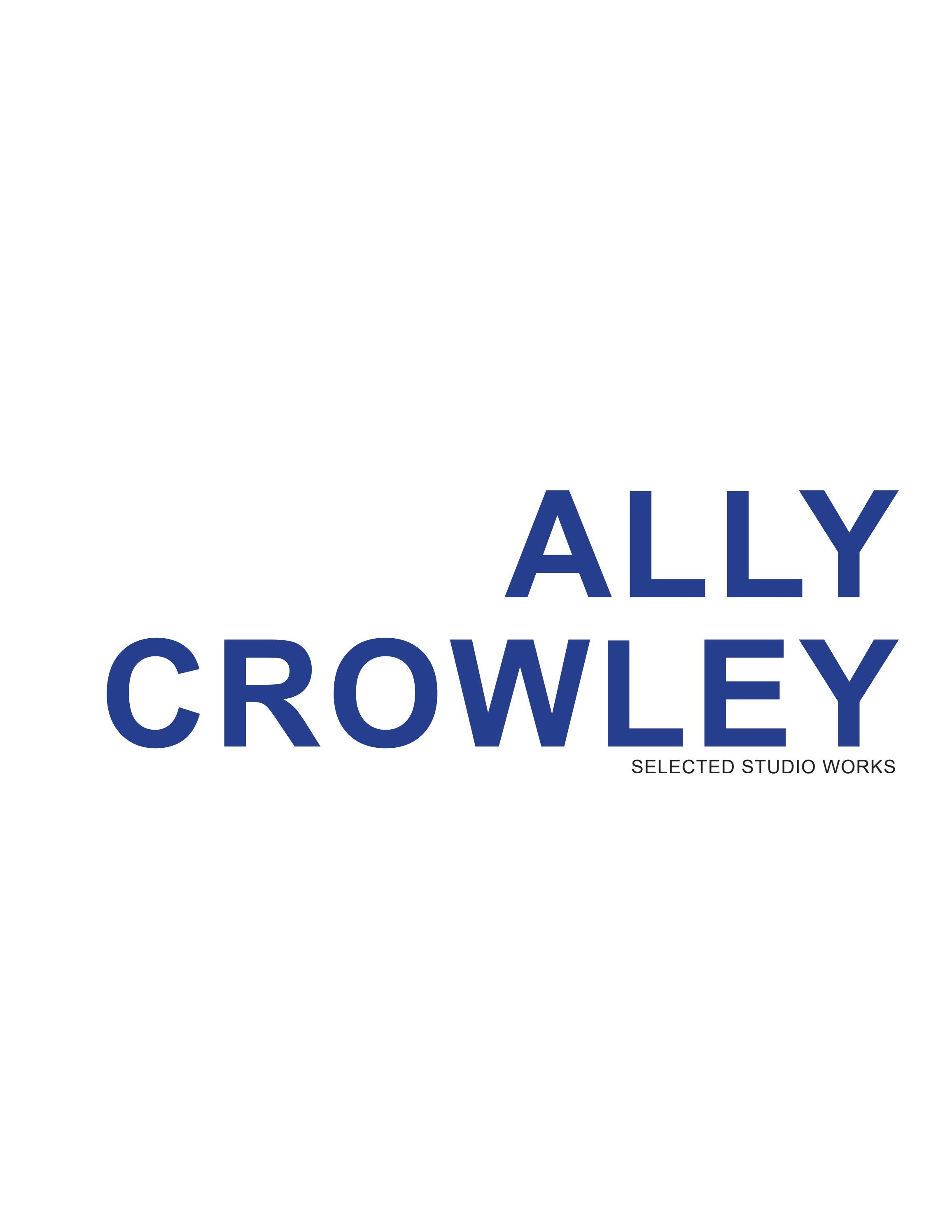 Ally Crowley Portfolio by Allyson Crowley - Issuu