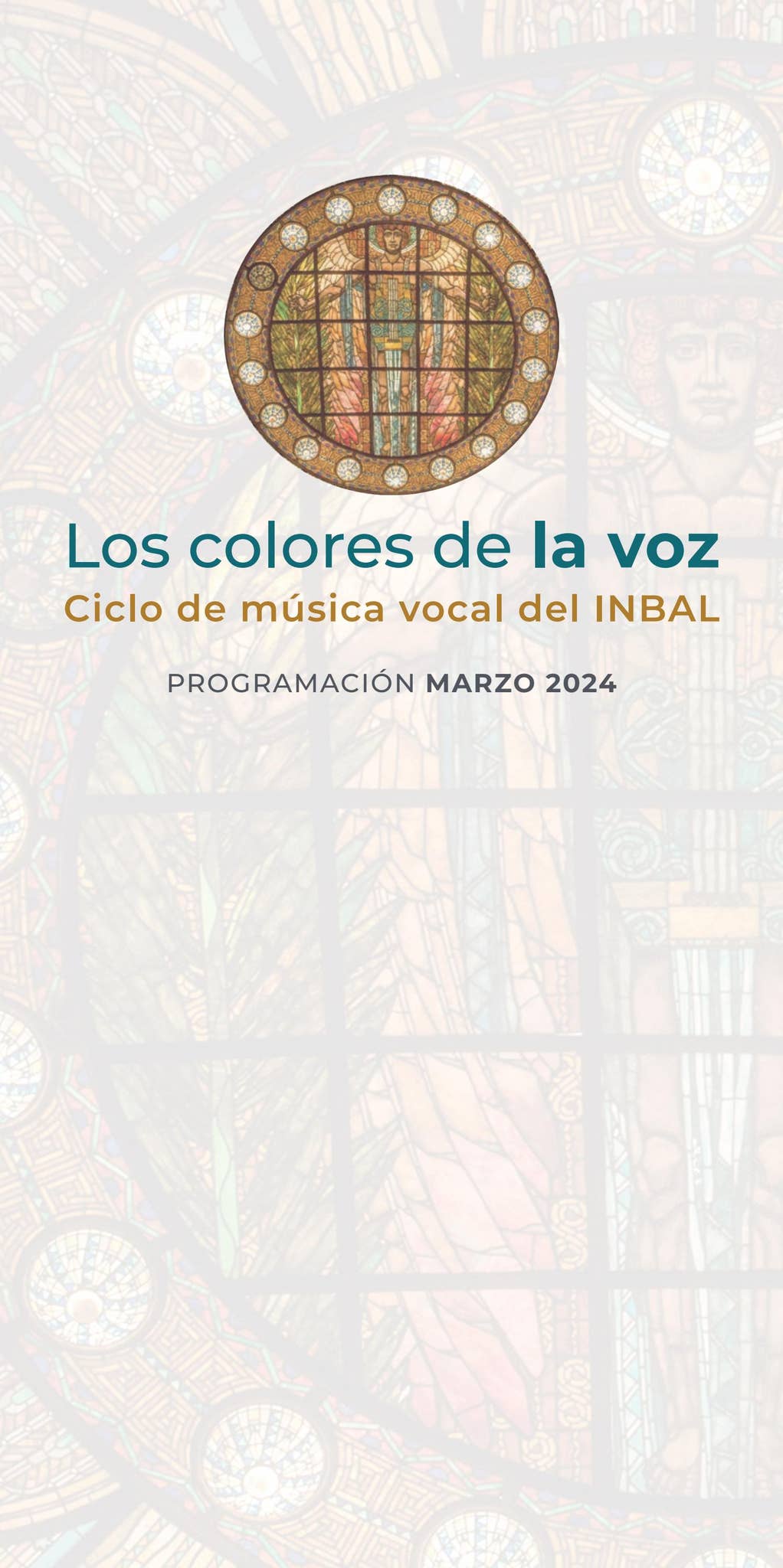 Los colores de la voz. Ciclo de música vocal. Cordinación de Música y ...
