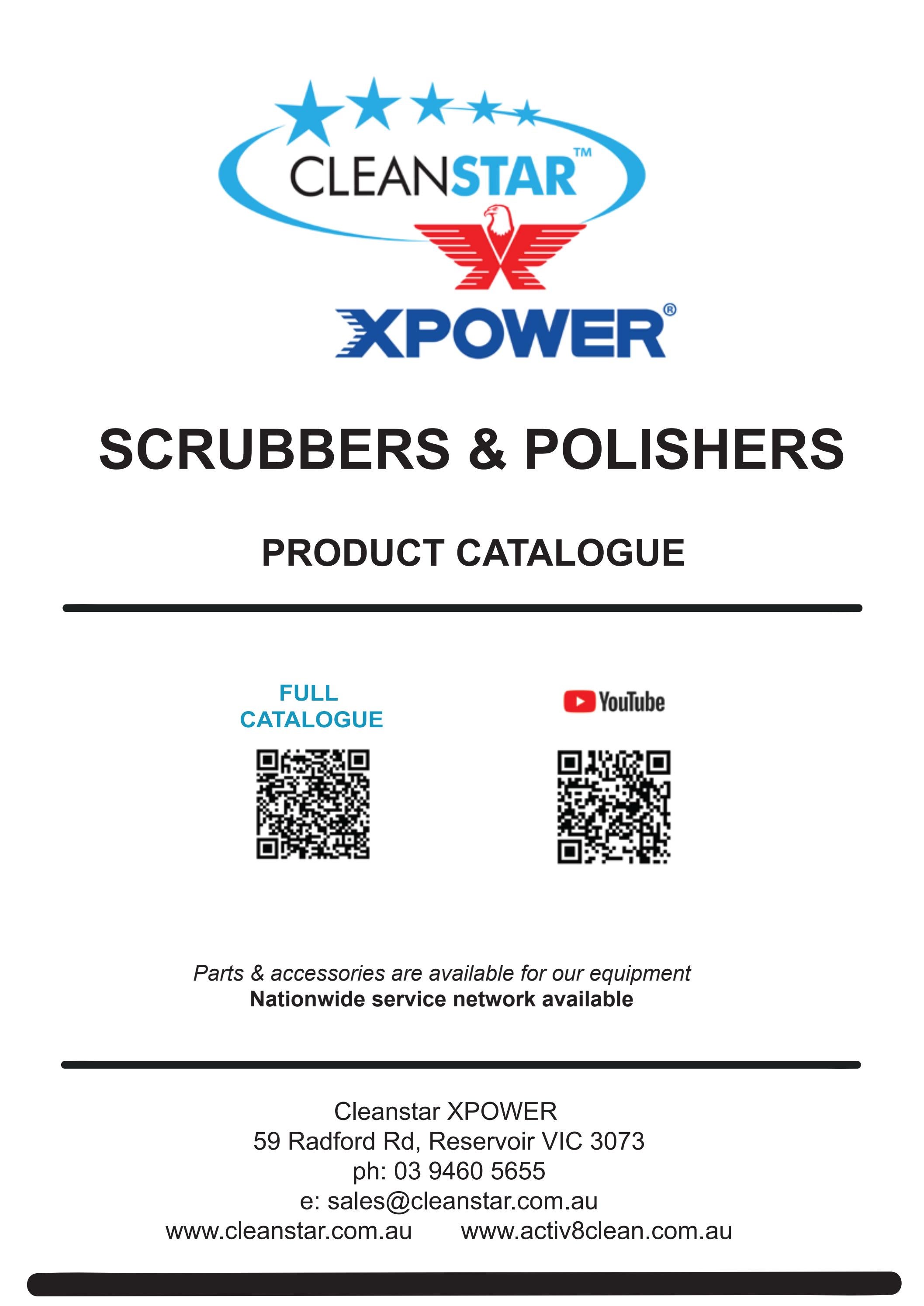 CLEANSTAR FLOOR SCRUBBERS & POLISHERS CATALOGUE by Cleanstar - Issuu