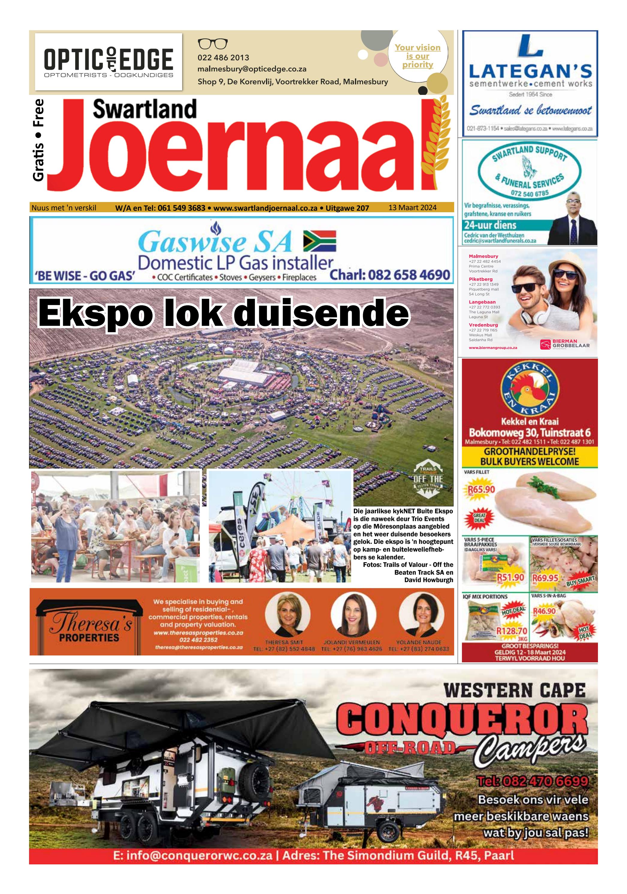 Swartland Joernaal - 13 Maart 2023 by Swartland Joernaal - Issuu
