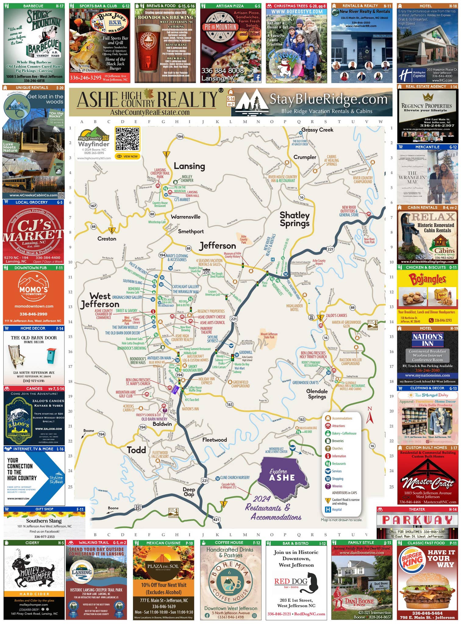 2024 Ashe County Wayfinder Map by High Country 365 - Issuu