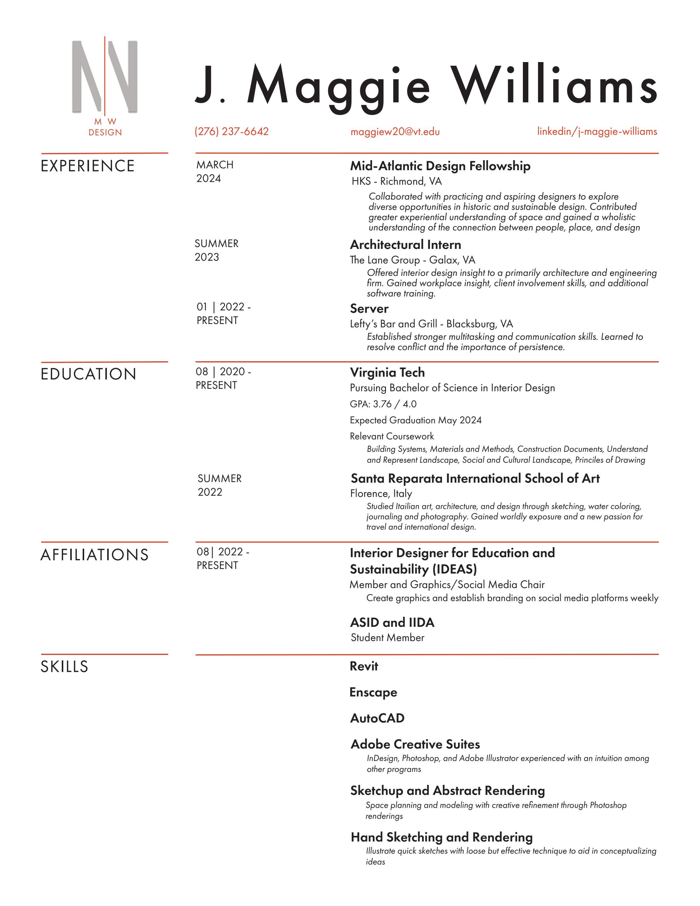 Maggie Williams - Resume 2023 by J. Maggie Williams - Issuu