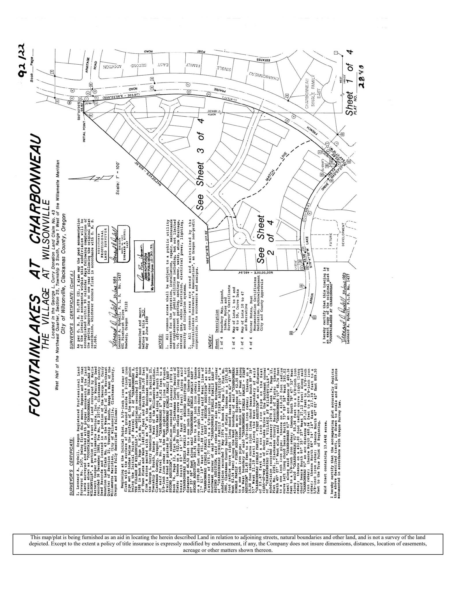 CCR's - Fountainlakes at Charbonneau by Lawyers Title Oregon - Issuu