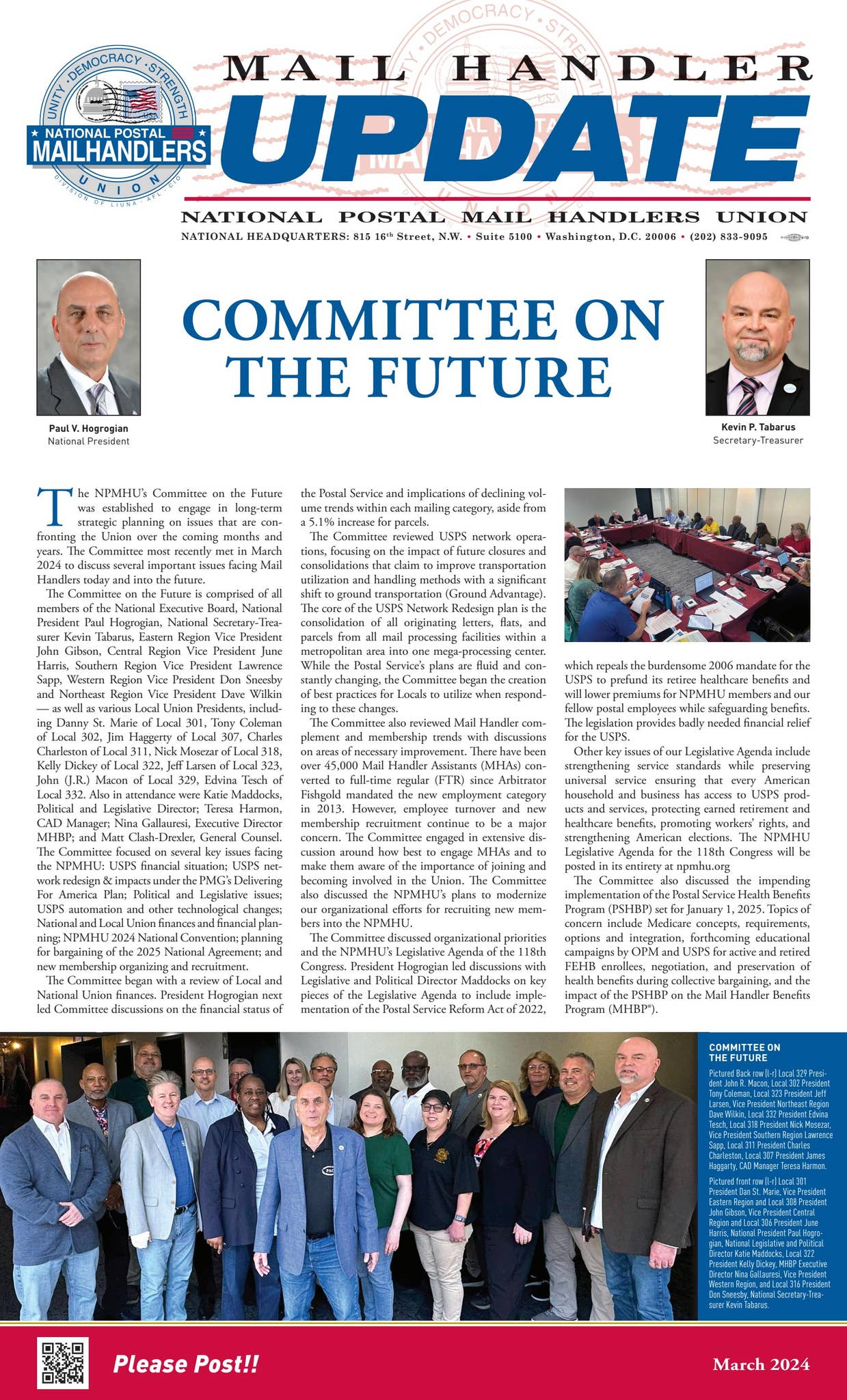 March 2024 by National Postal Mail Handlers Union - Issuu