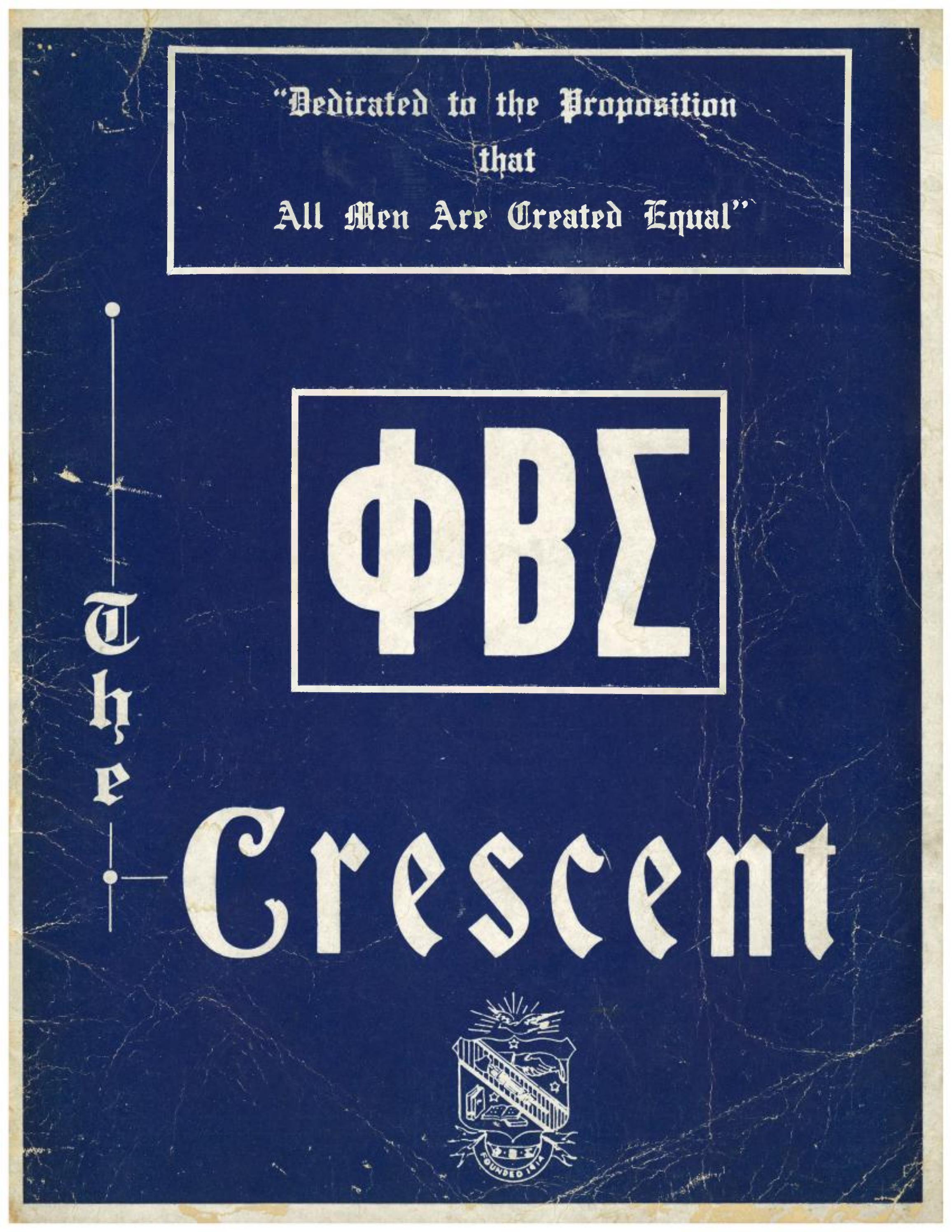 The Crescent Spring 1944 by Phi Beta Sigma Fraternity, Inc. - Issuu