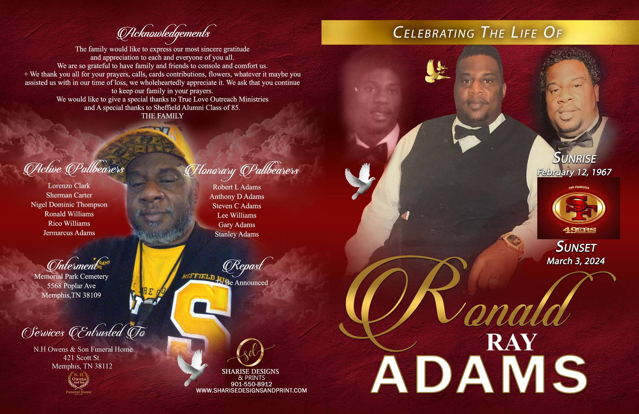 RONALD ADAMS by Sharise Designs - Issuu