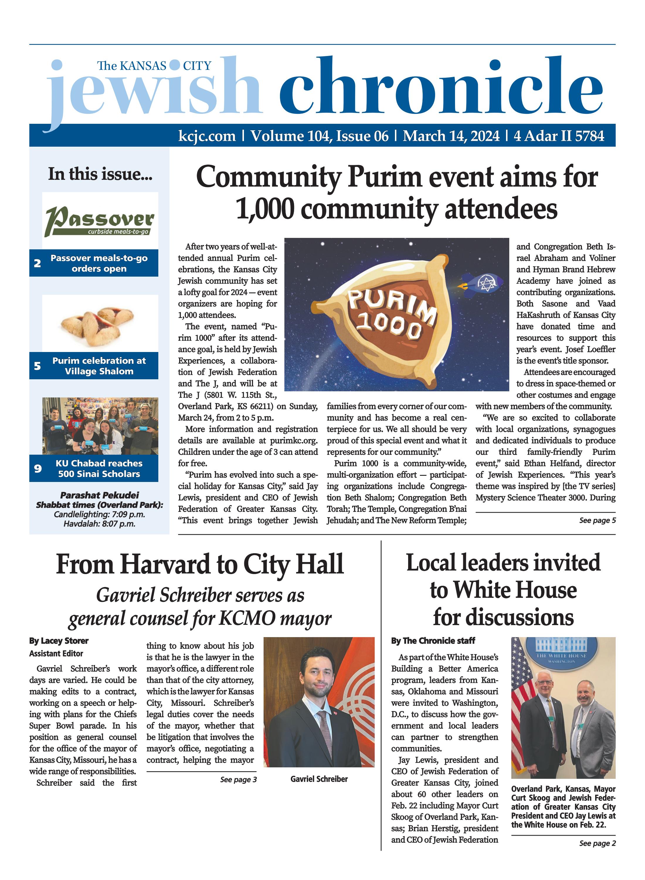 Kansas City Jewish Chronicle 3.14.24 by jewish-kc - Issuu