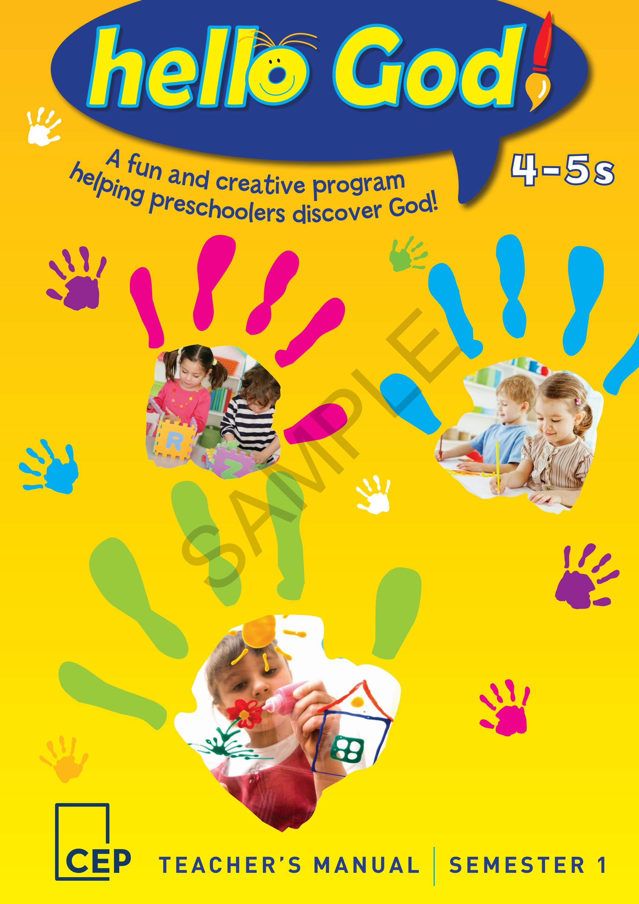 Hello God! - Semester 1 Teacher's Manual SAMPLE by Christian Education ...