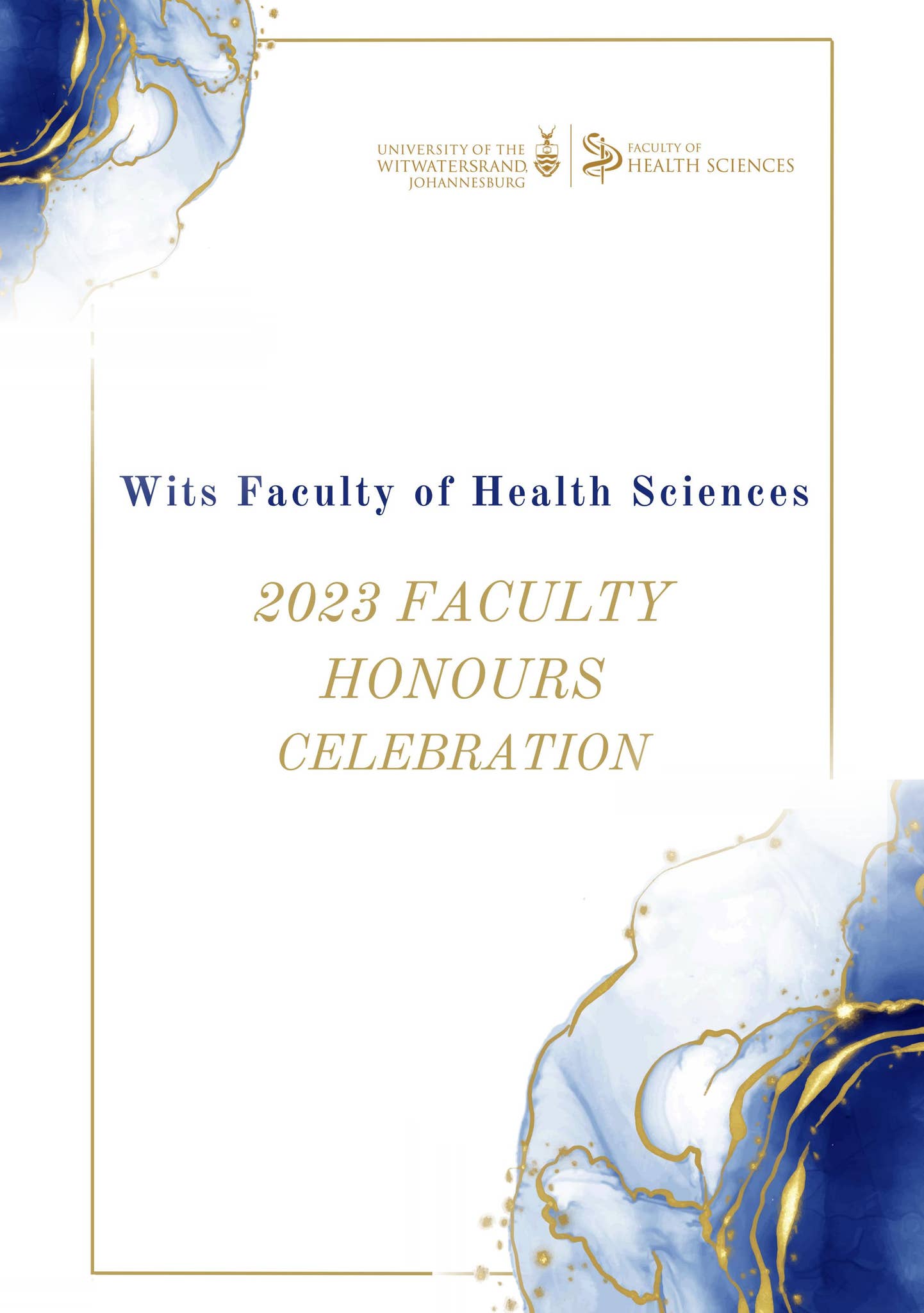 Wits Health Sciences Honours Celebration 2023 by Wits Faculty of Health ...