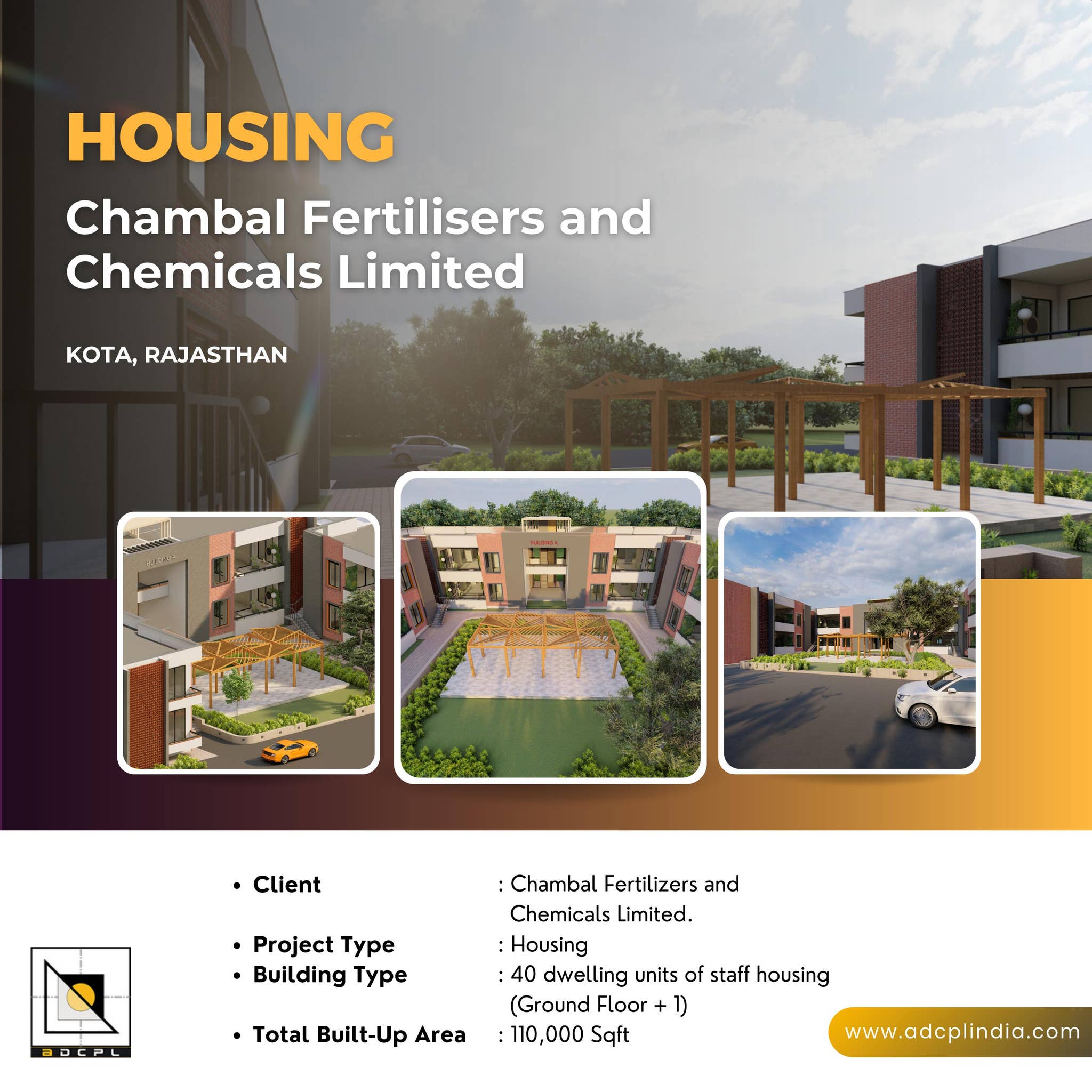HOUSING FOR CFCL - KOTA, RAJASTHAN by ADCPL : Aashray Design ...