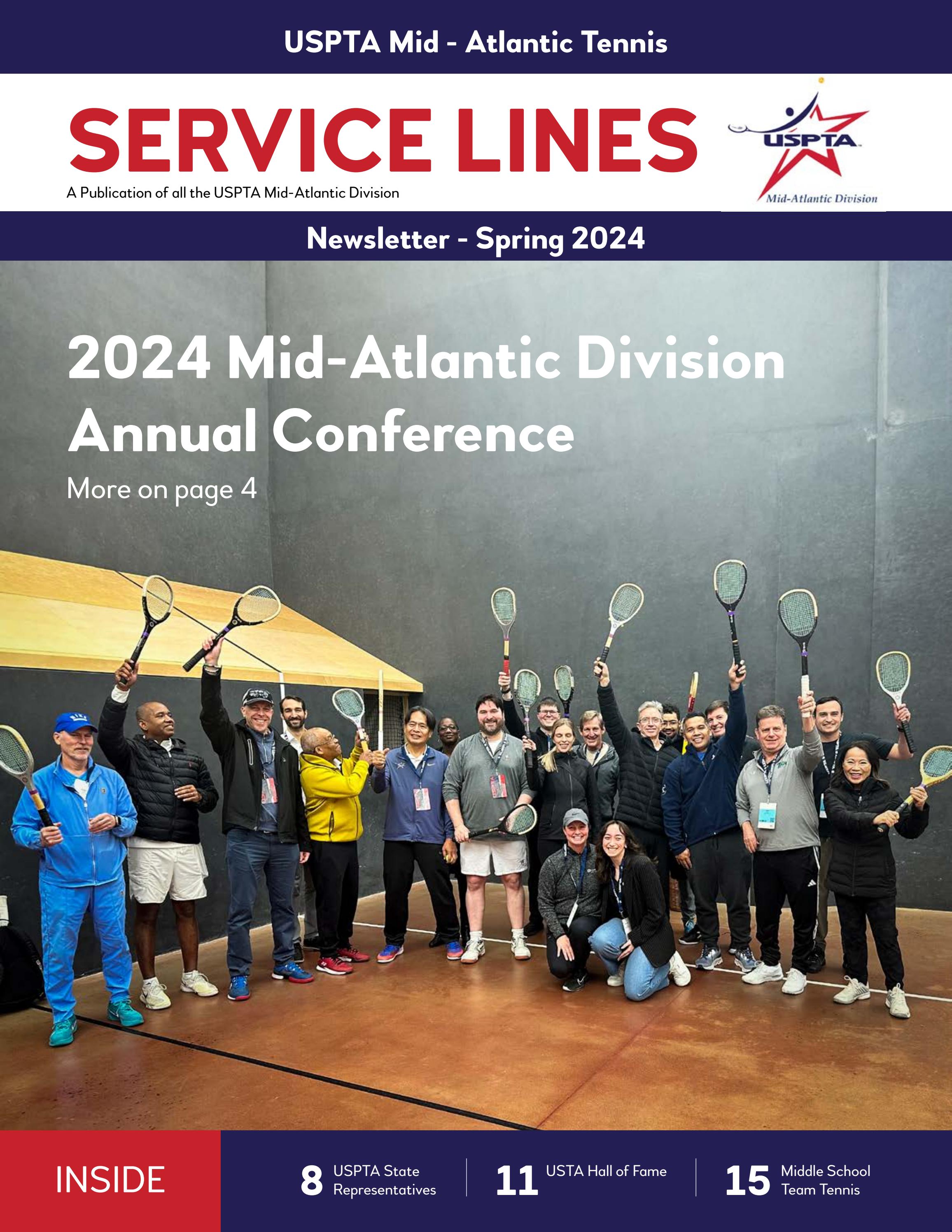 USPTA Mid-Atlantic Service Lines - Spring 2024 by USPTA - Issuu
