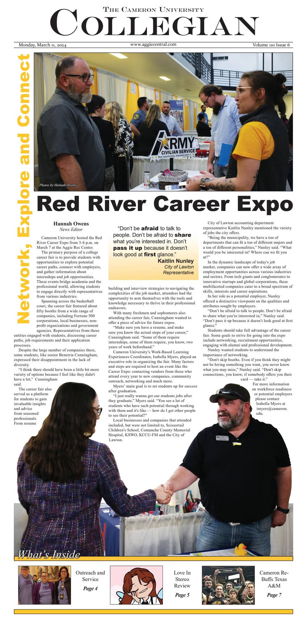 Cameron Collegian Spring 2024 Issue #6 by Cameron University Collegian ...