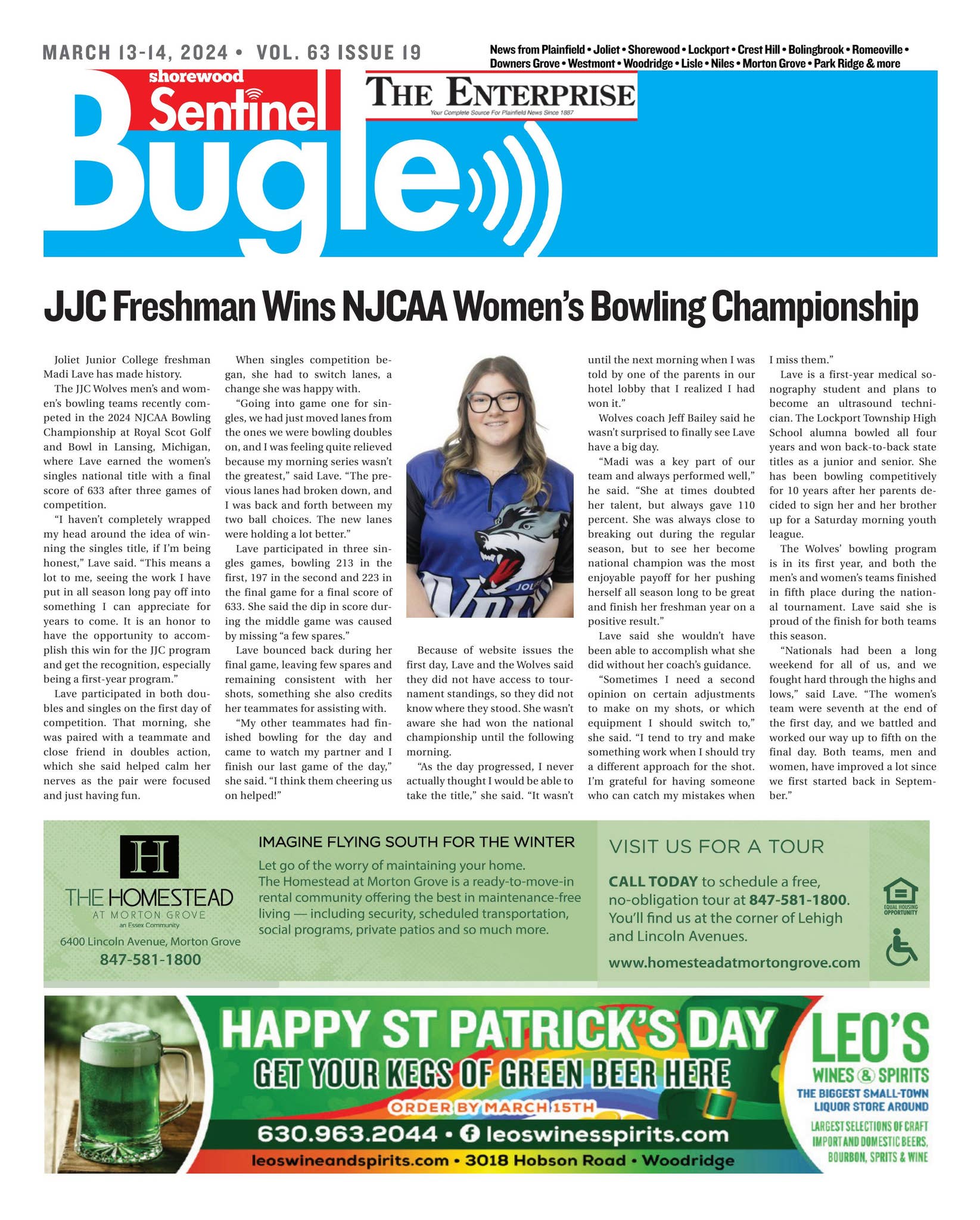 Bugle Newspapers 3-14-24 by Bugle, Sentinel & Enterprise Newspapers - Issuu