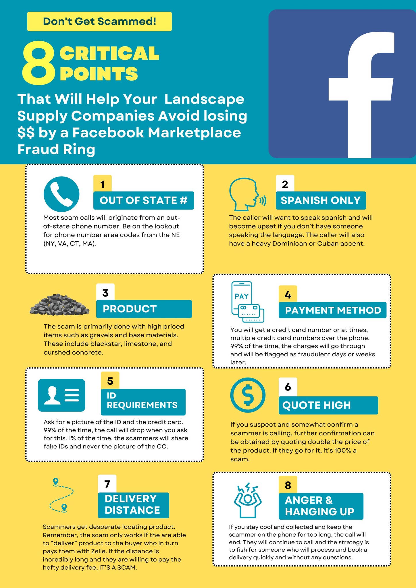 Informational Facebook Market Place Fraud Ring Flyer by Texas Nursery ...