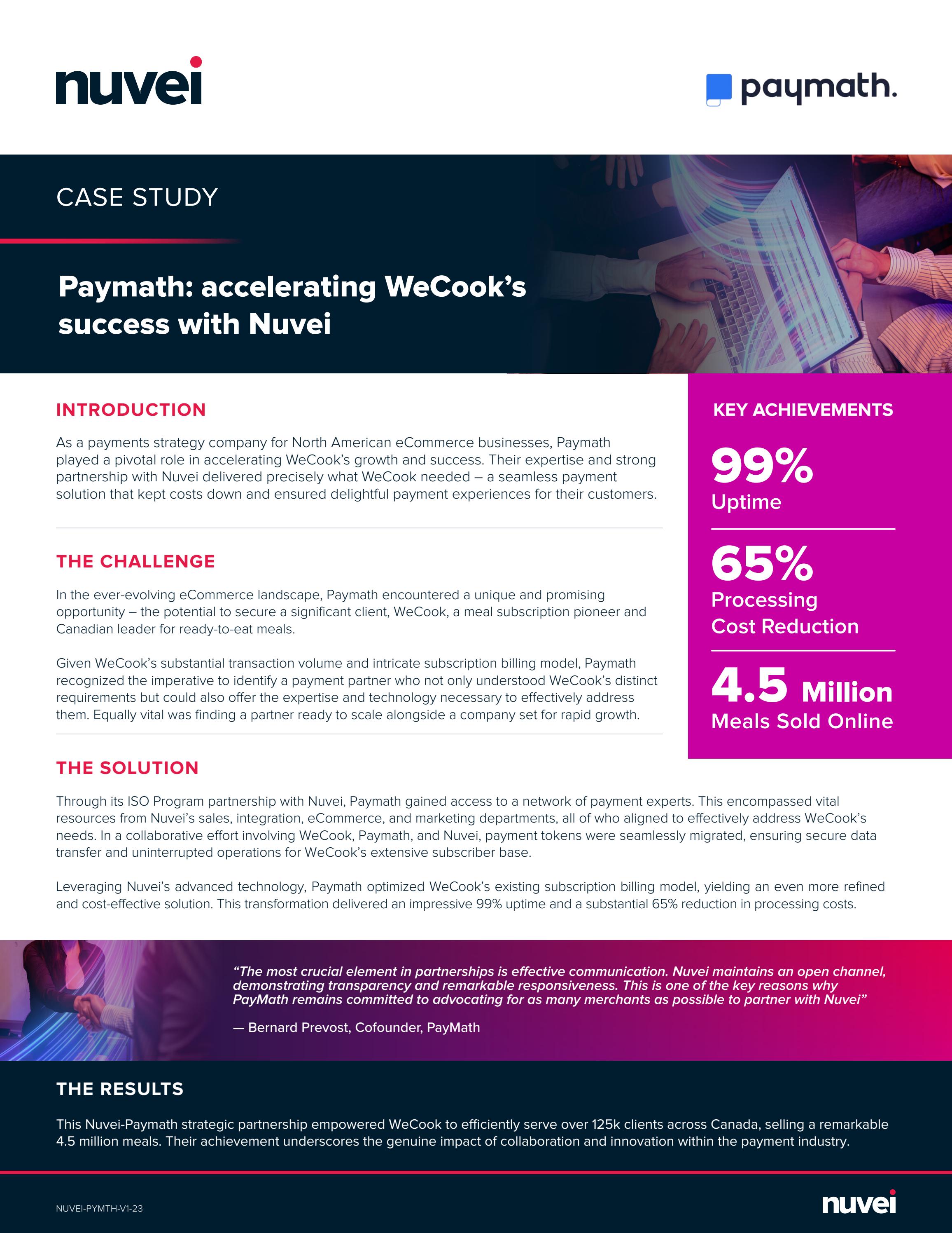 Paymath: accelerating WeCook's success with Nuvei by Nuvei - Issuu