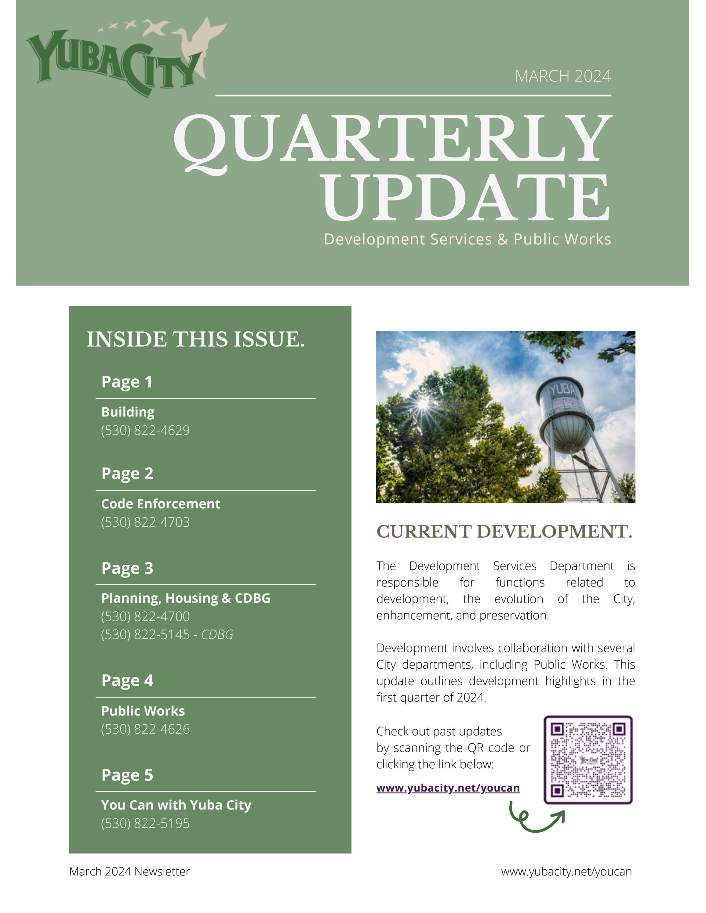 City of Yuba City | Development Services and Public Works Quarterly ...