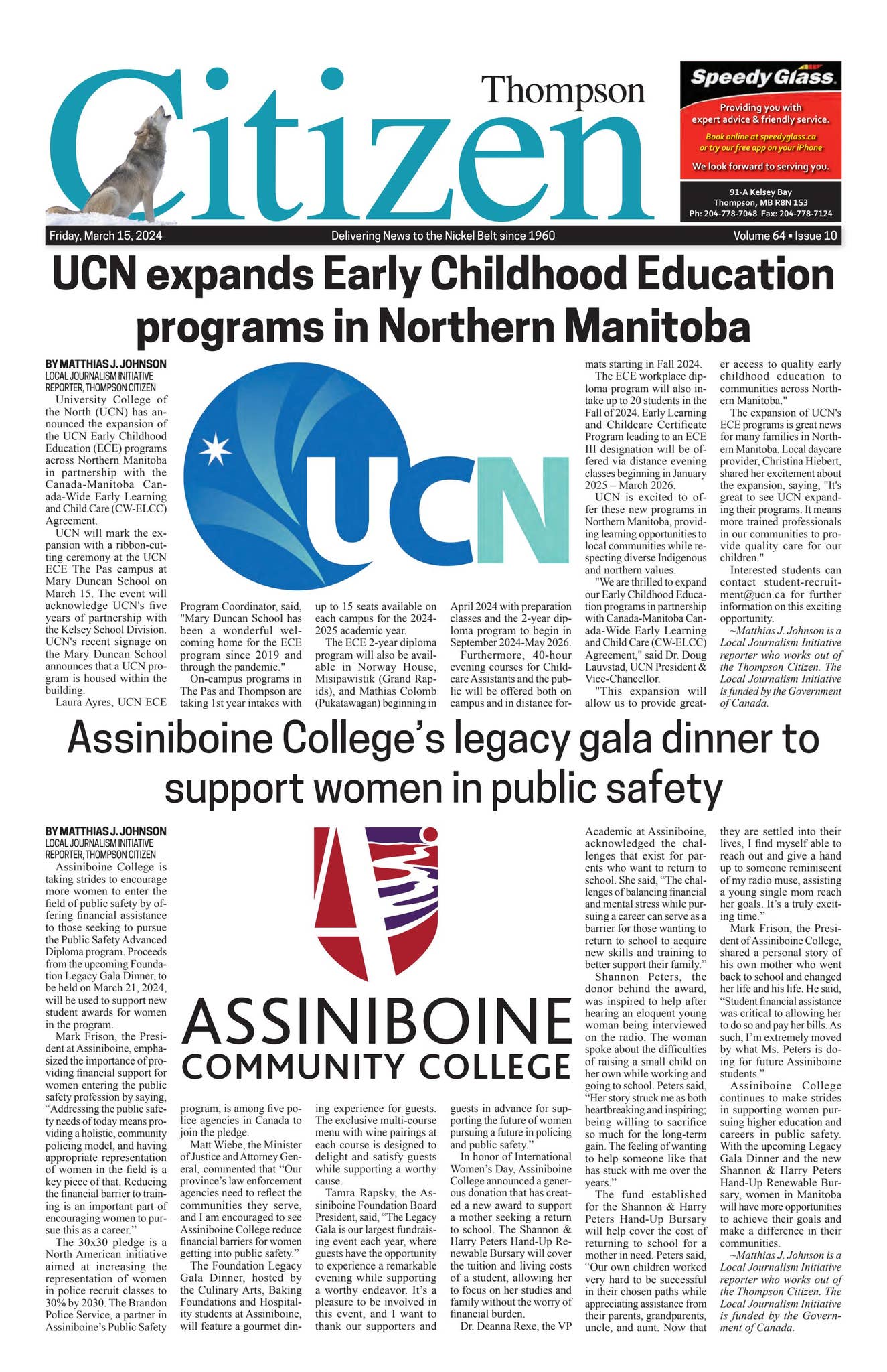 March 15 2024 by Thompson Citizen - Issuu
