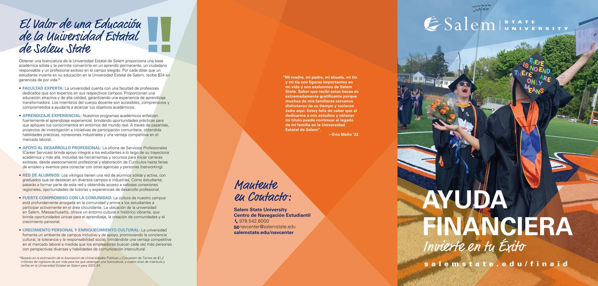 Financial Aid Brochure Salem State University 2024 (Spanish) by Salem ...