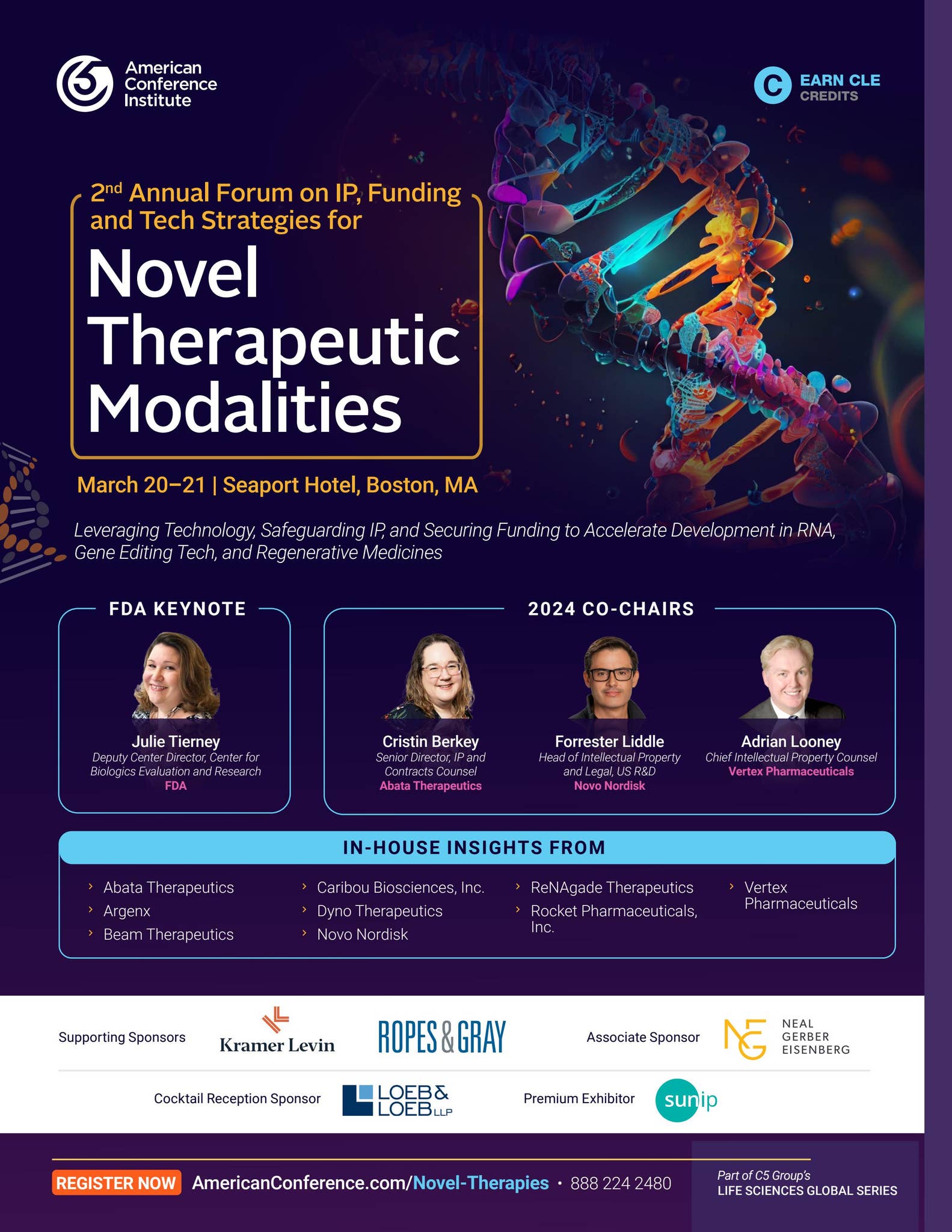 2nd Annual Forum on IP, Funding and Tech Strategies for Novel ...