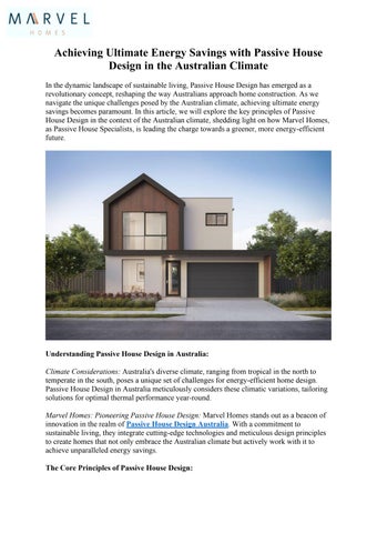 marvel-homes-sydney Publisher Publications - Issuu
