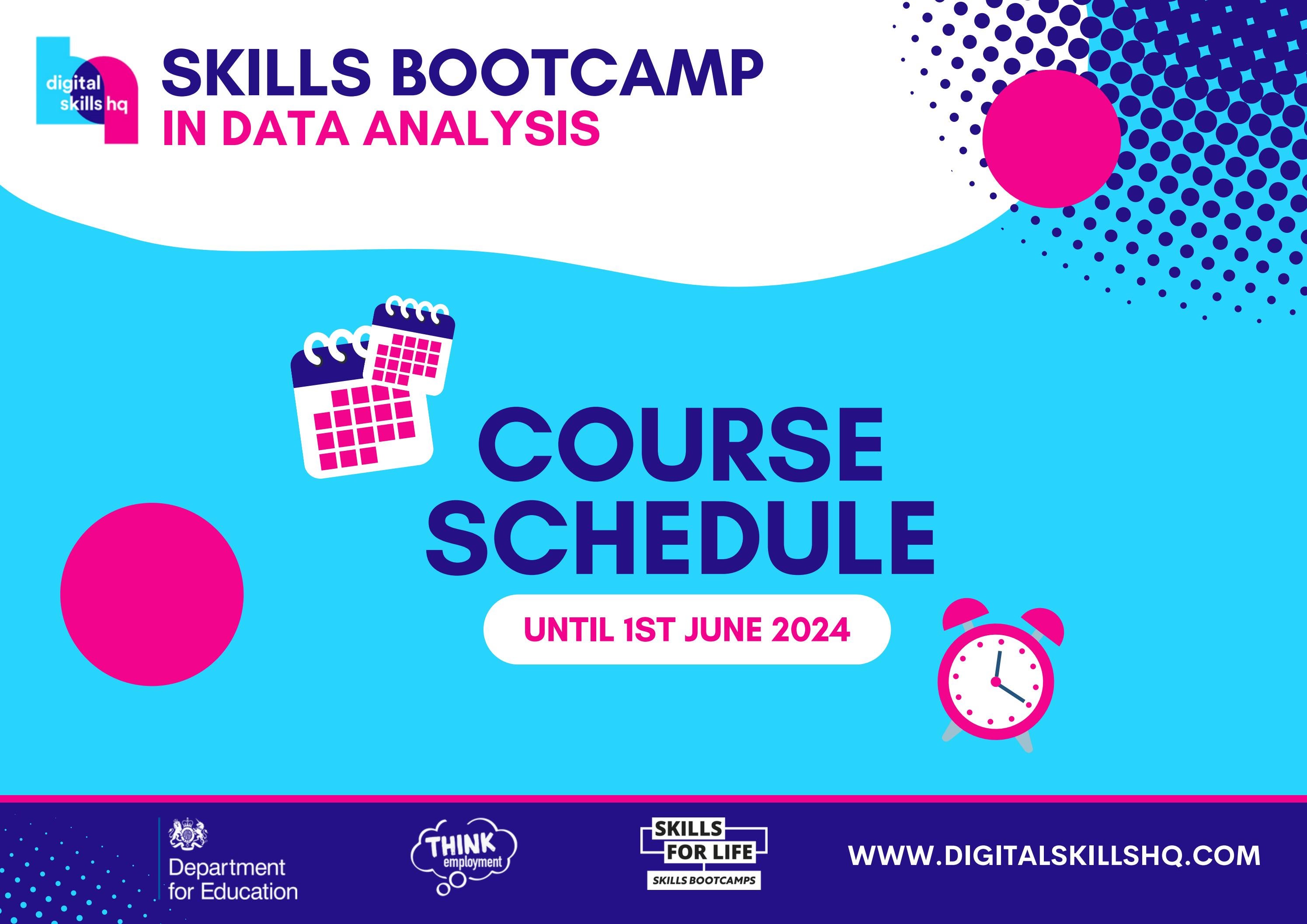 Skills Bootcamp in Data Analysis | Course Schedule by think-employment ...