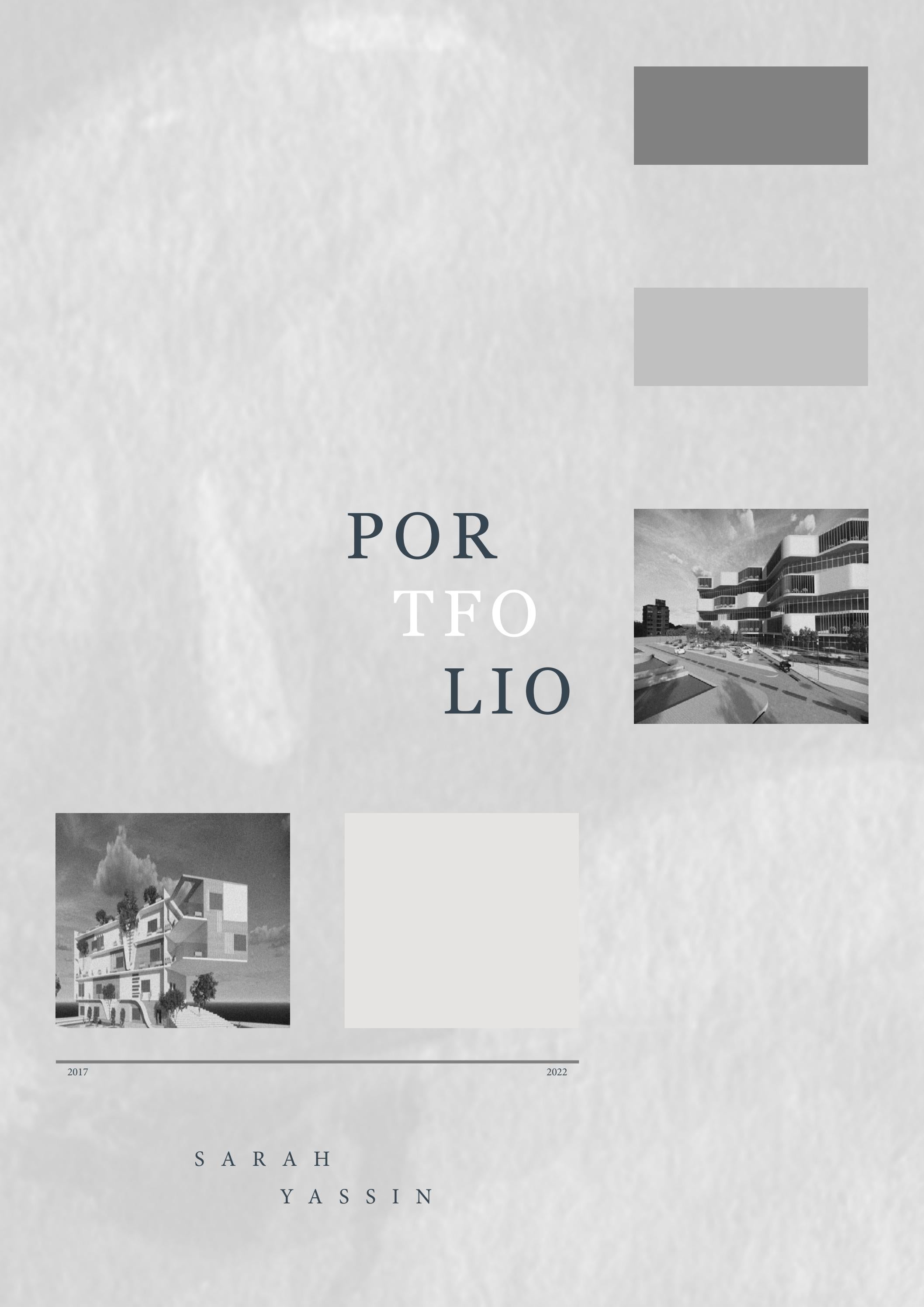 Arch Portfolio by sara yassin - Issuu