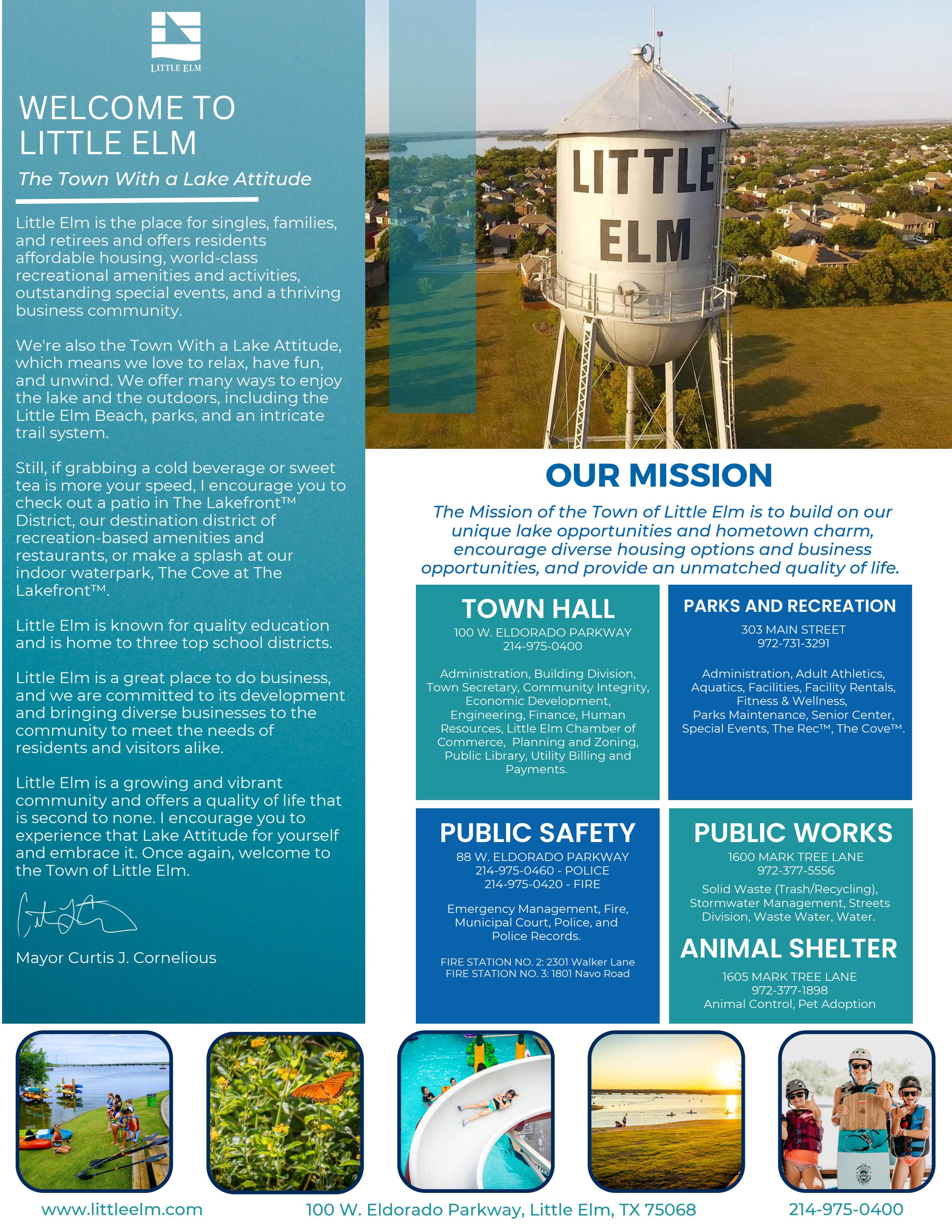 New Resident Information Sheet by Town of Little Elm - Issuu