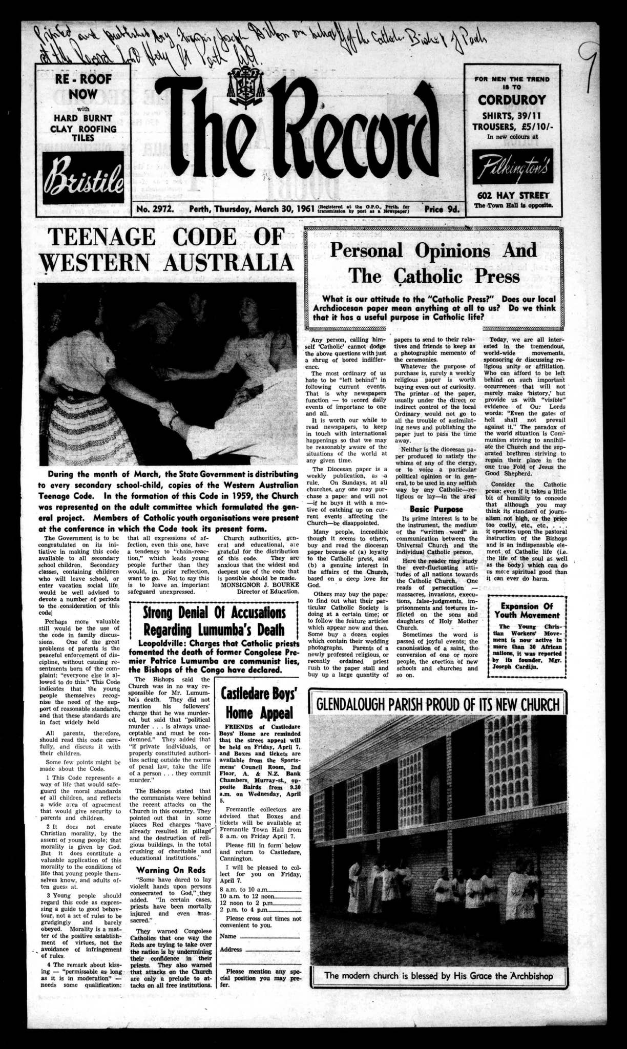 The Record Newspaper 30 March 1961 by The Record - Issuu