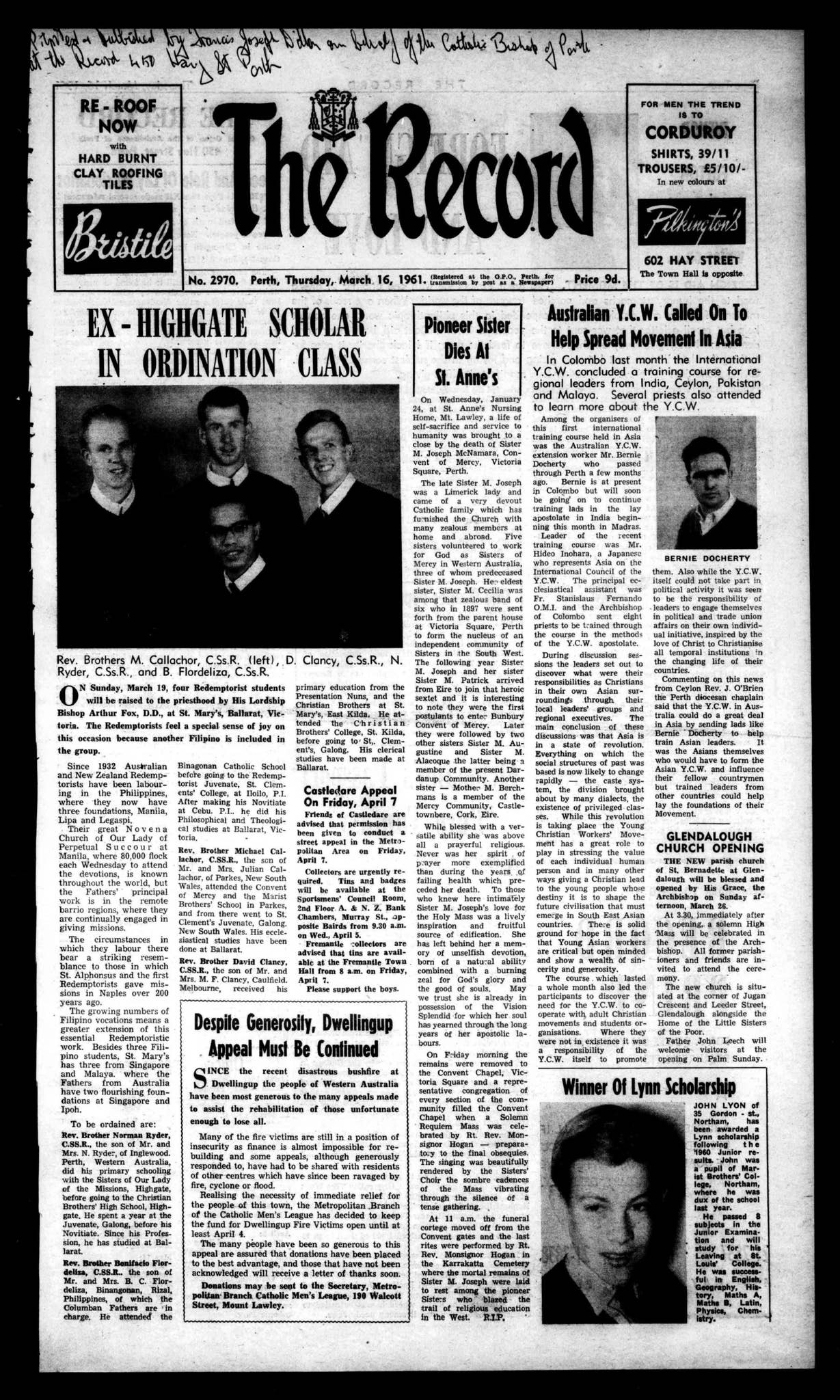 The Record Newspaper 16 March 1961 by The Record - Issuu