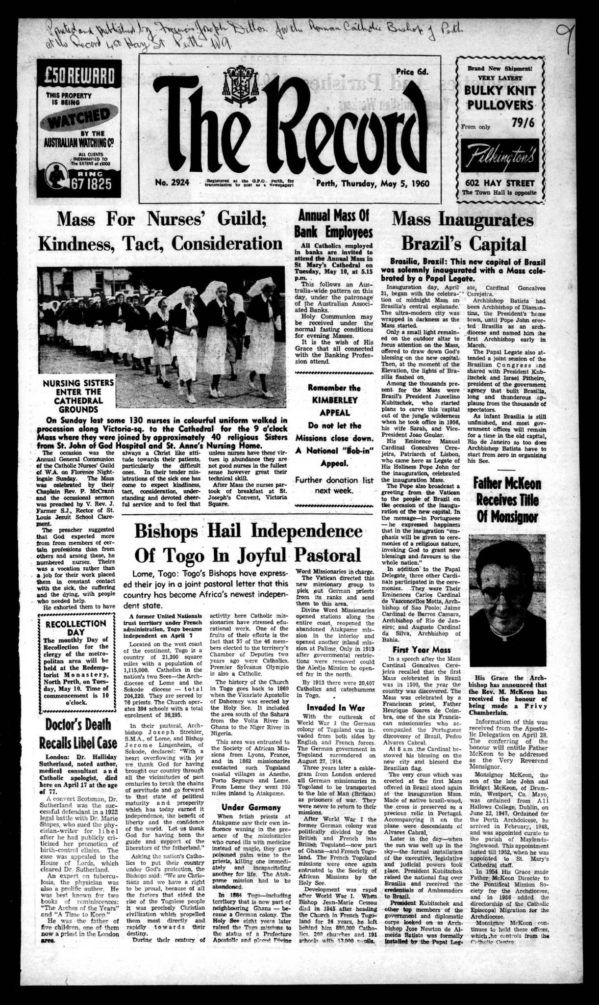 The Record Newspaper 05 May 1960 by The Record - Issuu