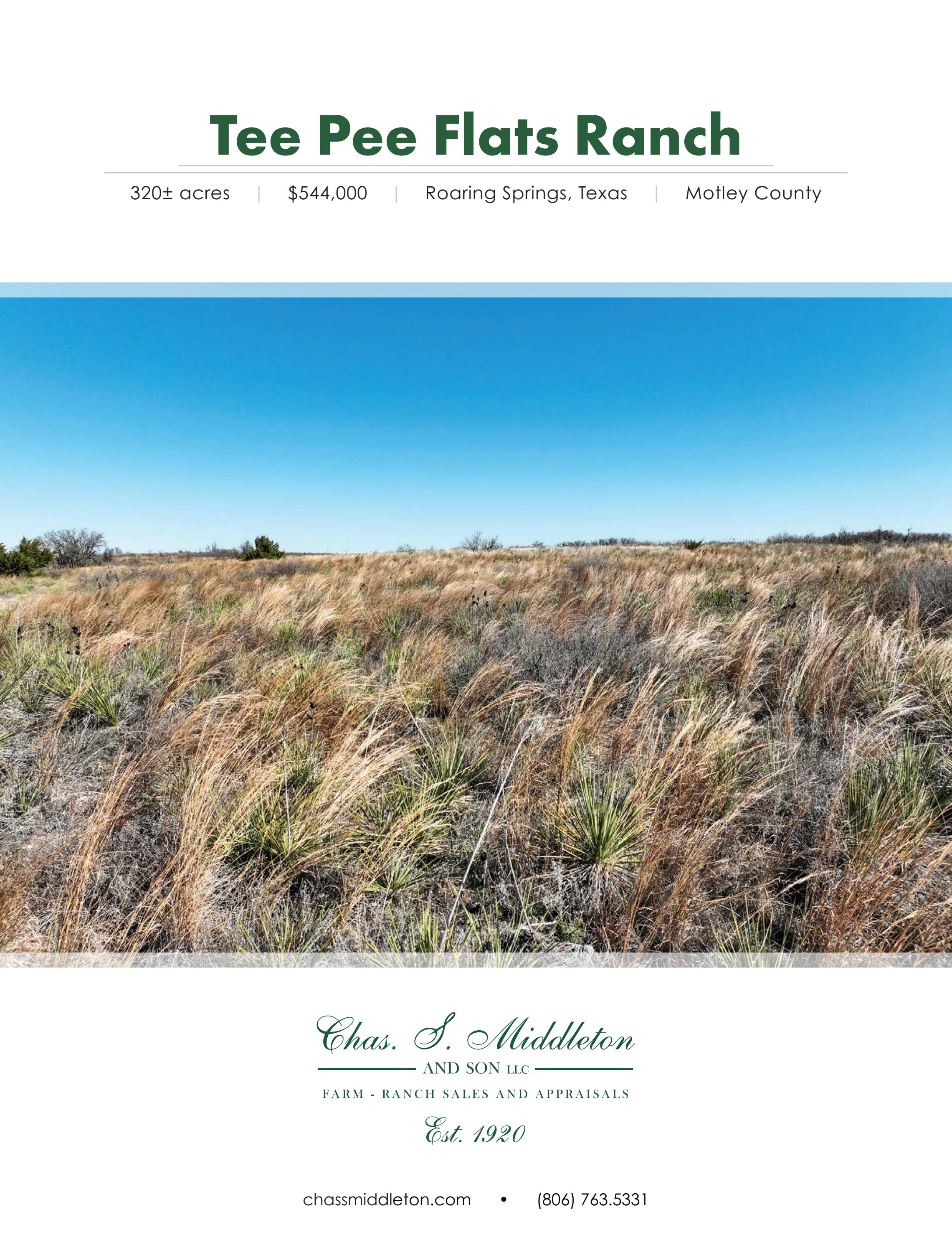 Tee Pee Flats Ranch | Motley County, Texas by csmandson - Issuu