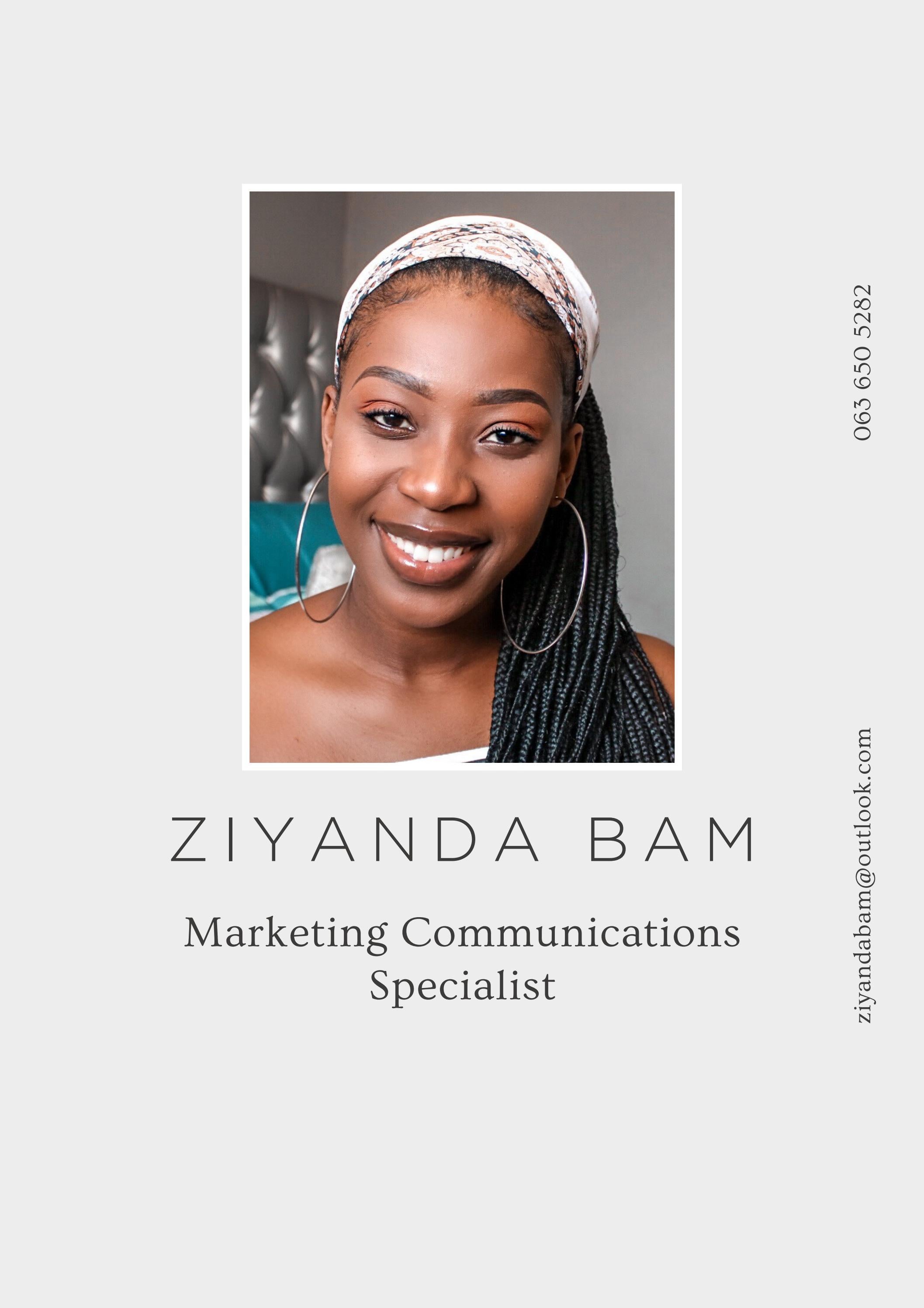 Ziyanda Bam - Portfolio by Ziyanda Bam - Issuu