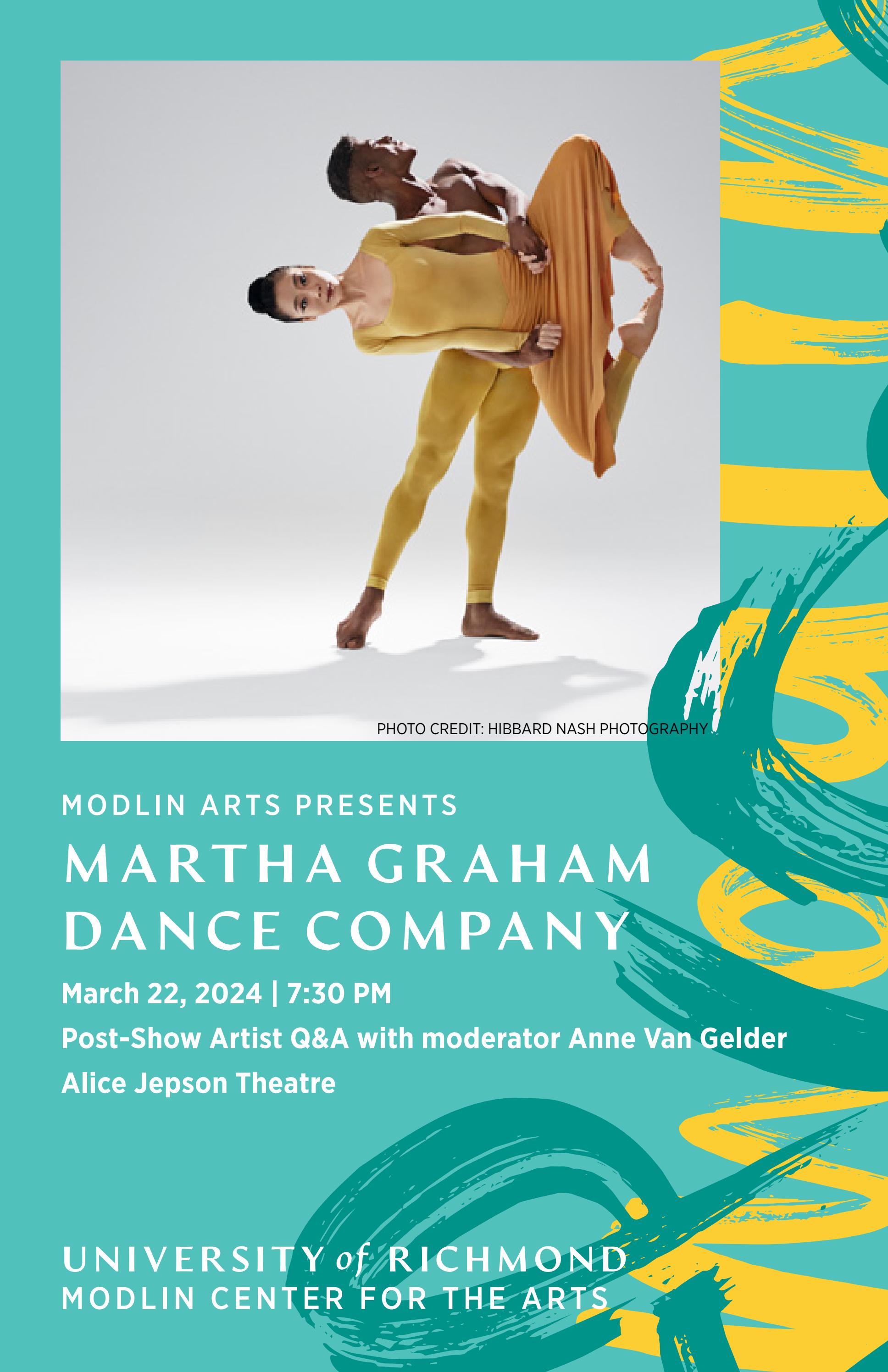 Martha Graham Dance Company Playbill 03/22/24 by Modlin Center for the ...