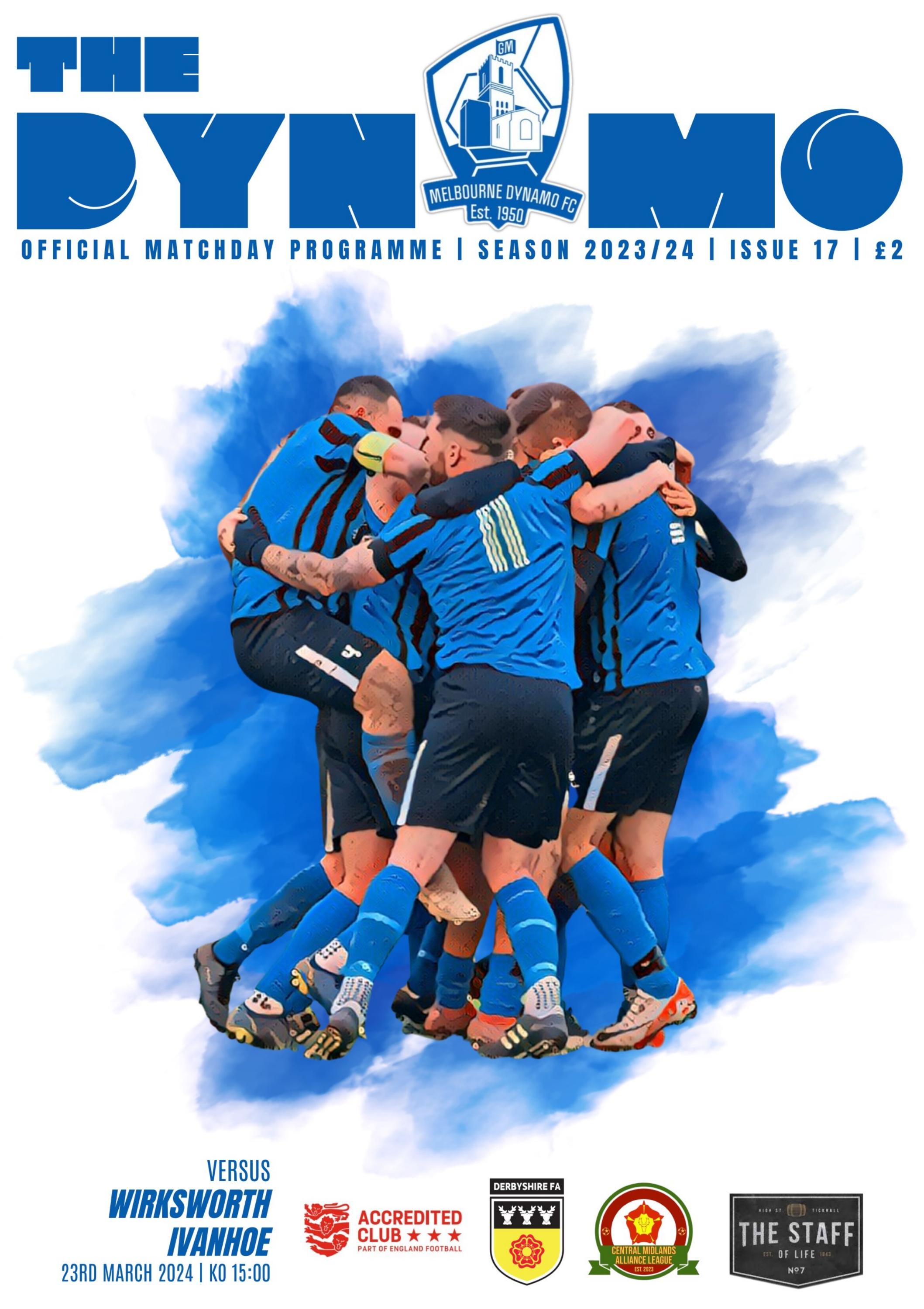 Issue 17: Wirksworth Ivanhoe (23rd March 2024) by Melbourne Dynamo FC ...