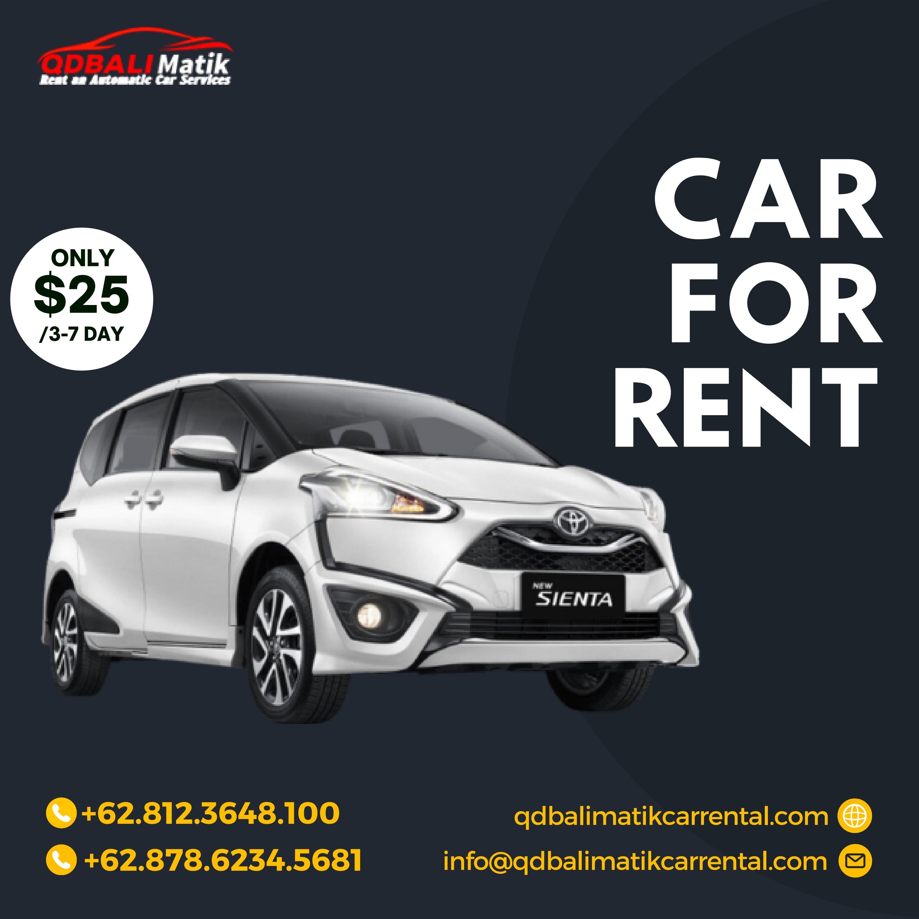 Discover Bali Your Way: Rent Car with QD Bali Matik, Call +62.812.3648 ...