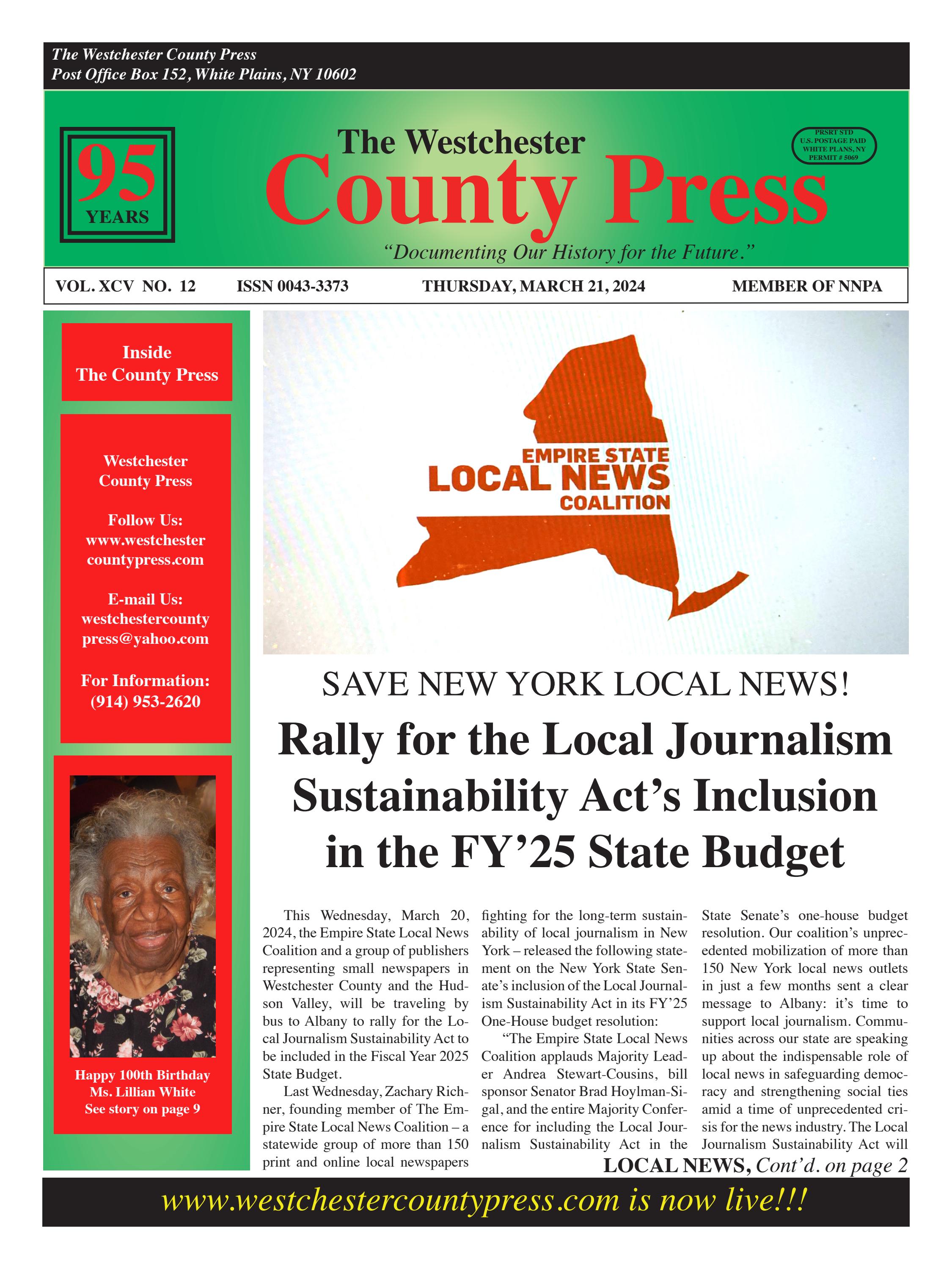 Westchester County Press by Sandra Blackwell - Issuu
